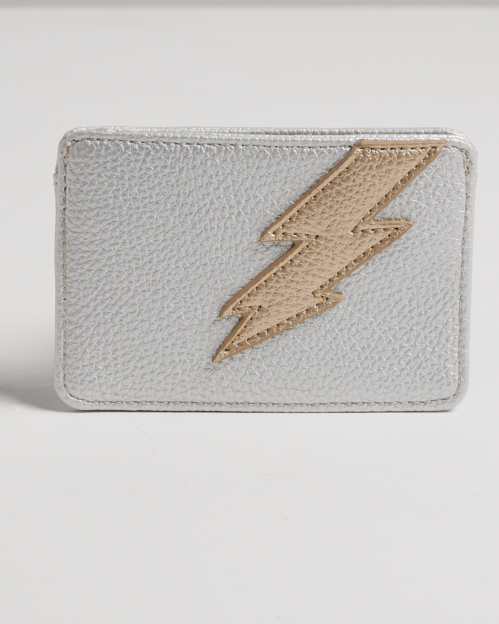 Lightning Bolt Metallic Card Holder | Oliver Bonas