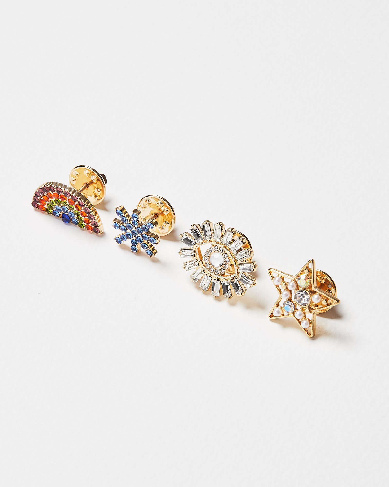All I See Is Disco Brooch Pack of Four | Oliver Bonas