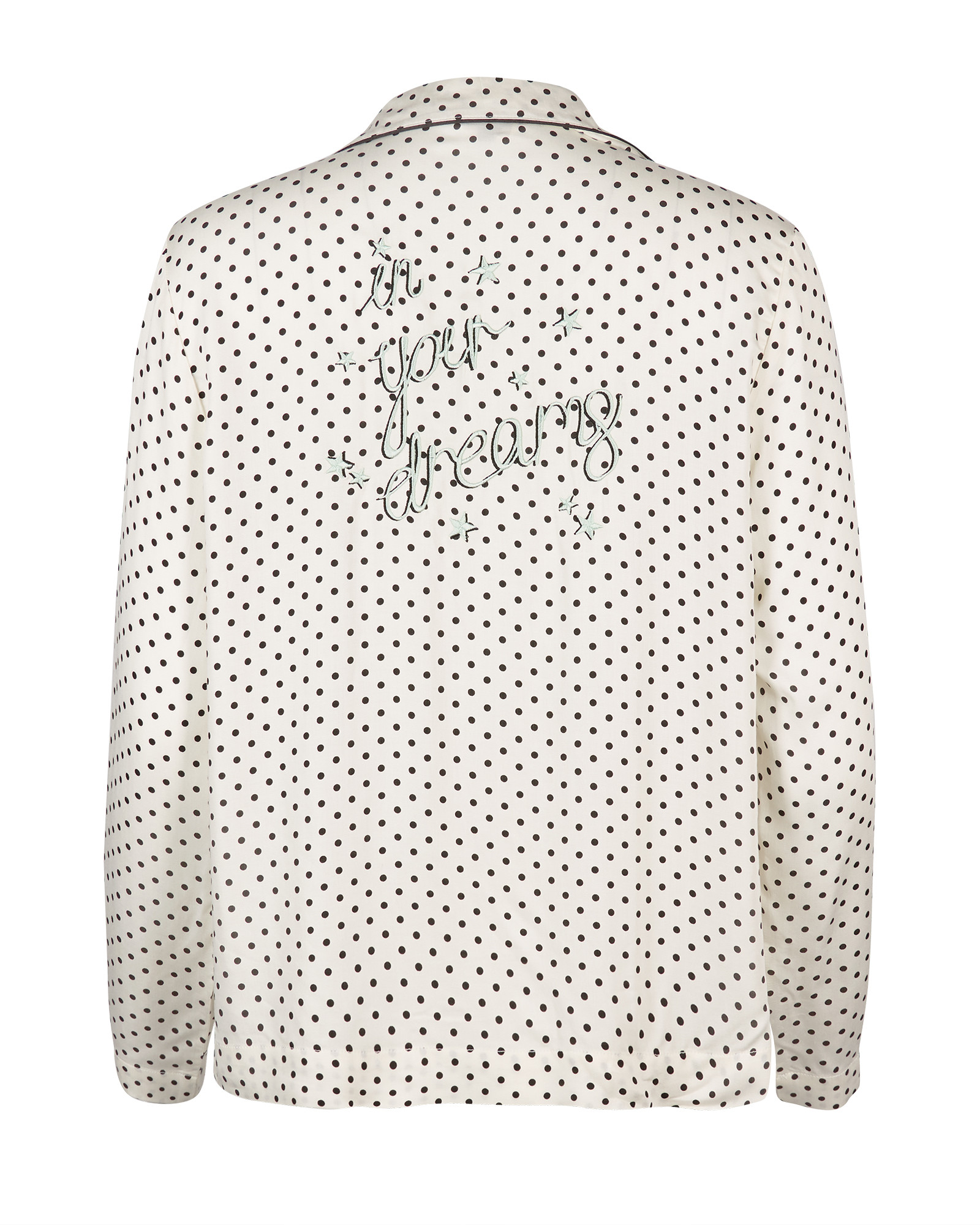 In Your Dreams Spotty Shirt, Shorts & Scrunchie Pyjama Set | Oliver Bonas