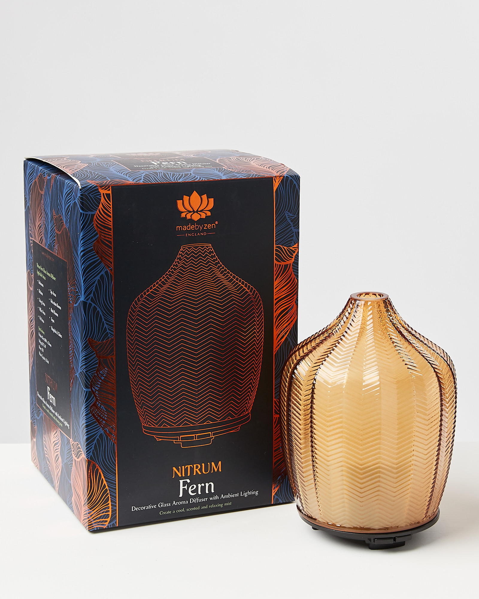 Amber Glass Electric Aroma Diffuser | Oliver Bonas