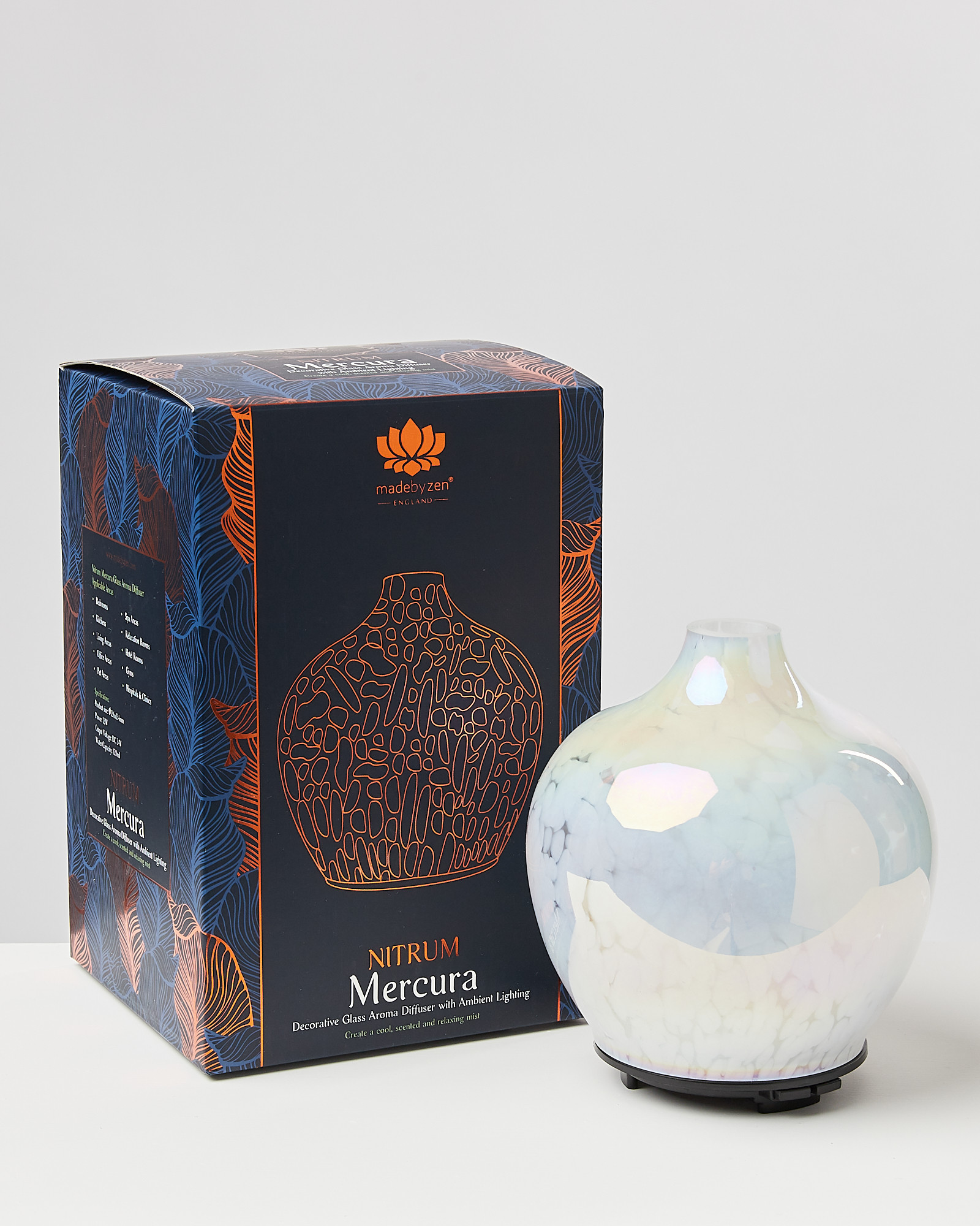White Spherical Electric Aroma Diffuser | Oliver Bonas