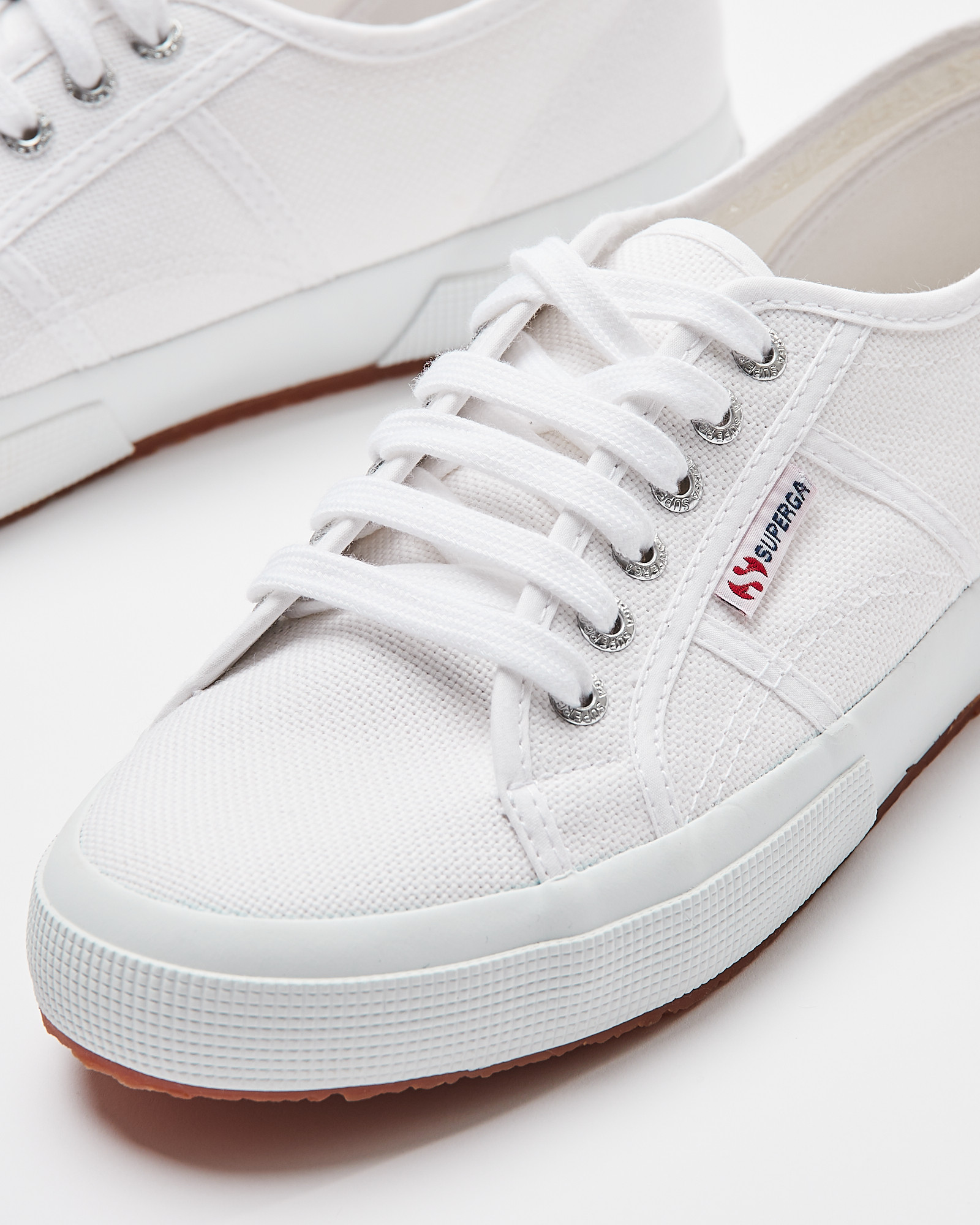 Superga Cotton Classic White Trainers | Oliver Bonas