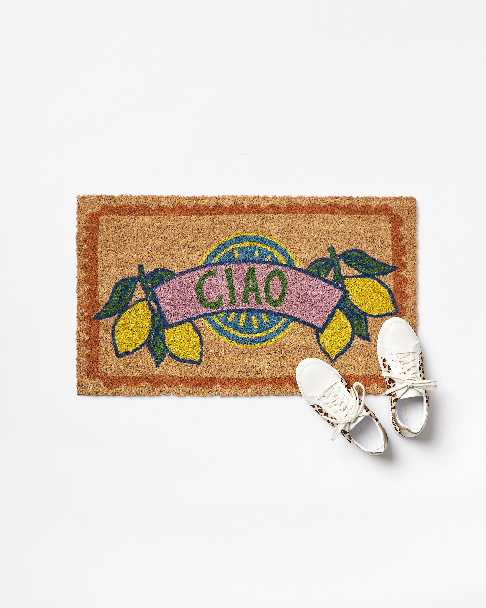 Ciao Lemon Doormat Medium | Oliver Bonas