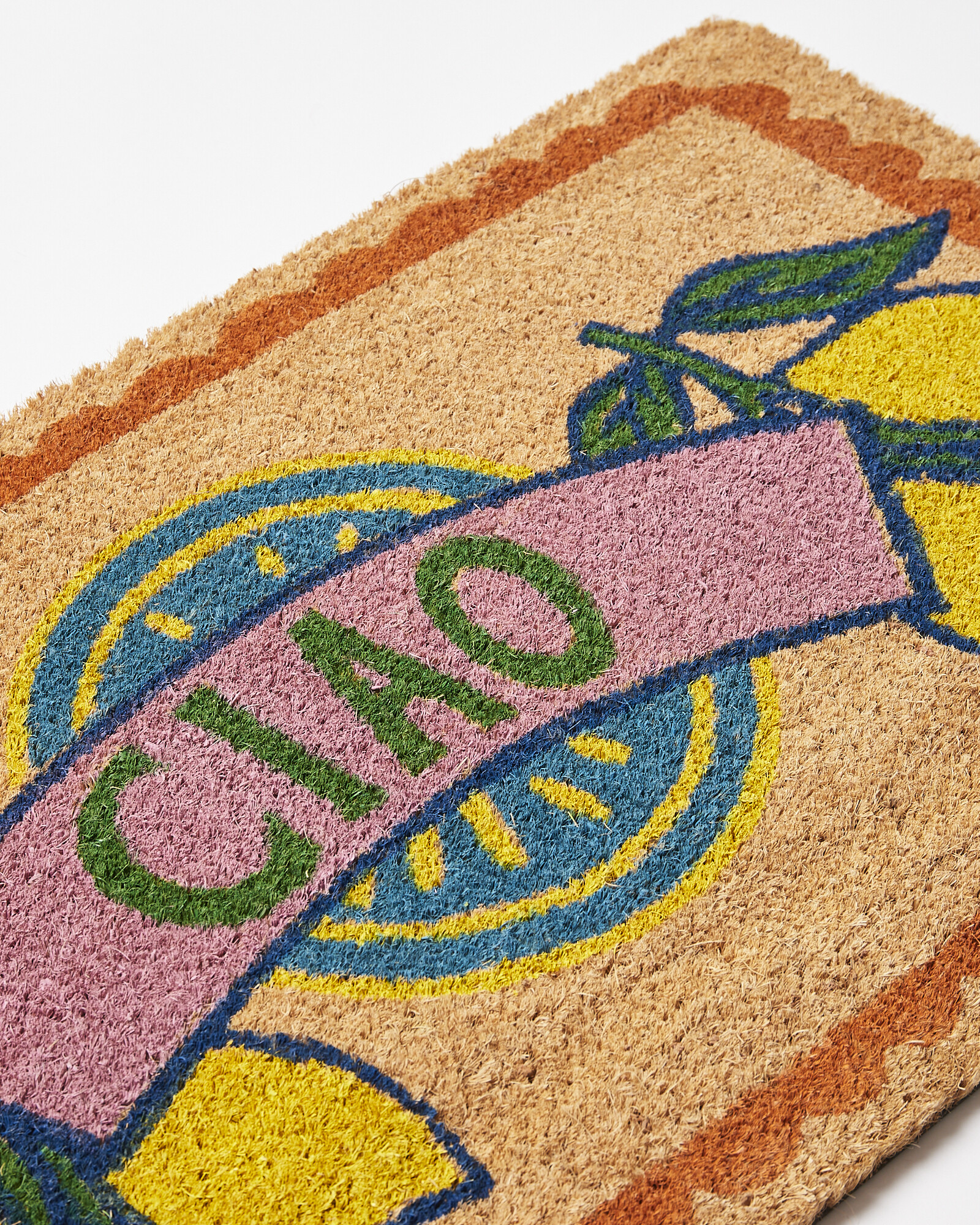 Ciao Lemon Doormat Medium | Oliver Bonas