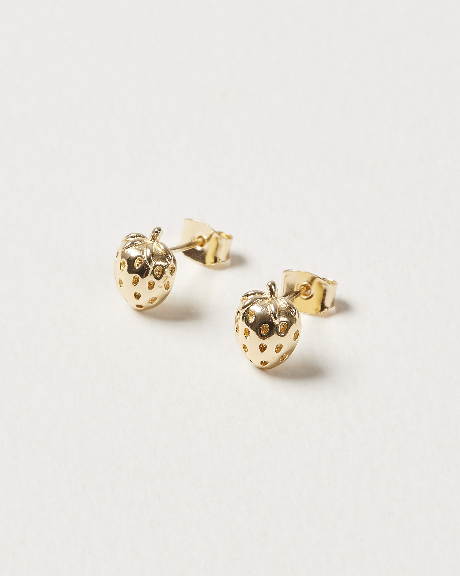 Strawberry Stud Earrings | Oliver Bonas