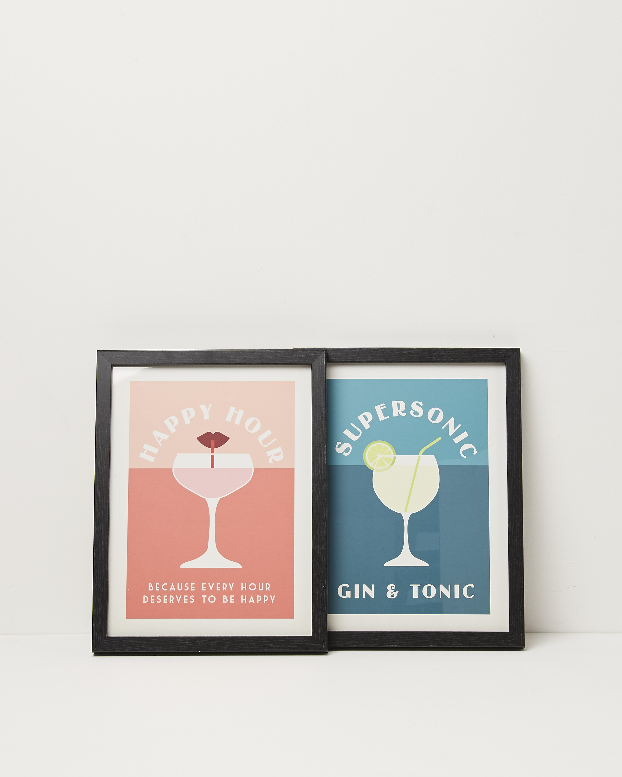 Supersonic Gin & Tonic Framed Wall Art | Oliver Bonas