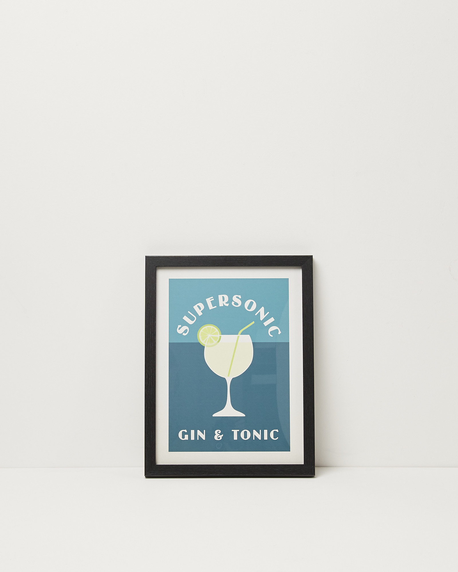 Supersonic Gin & Tonic Framed Wall Art | Oliver Bonas