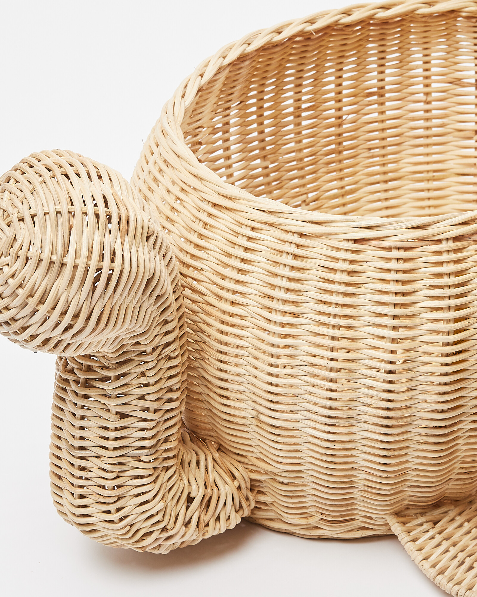 Turtle Rattan Storage Basket | Oliver Bonas