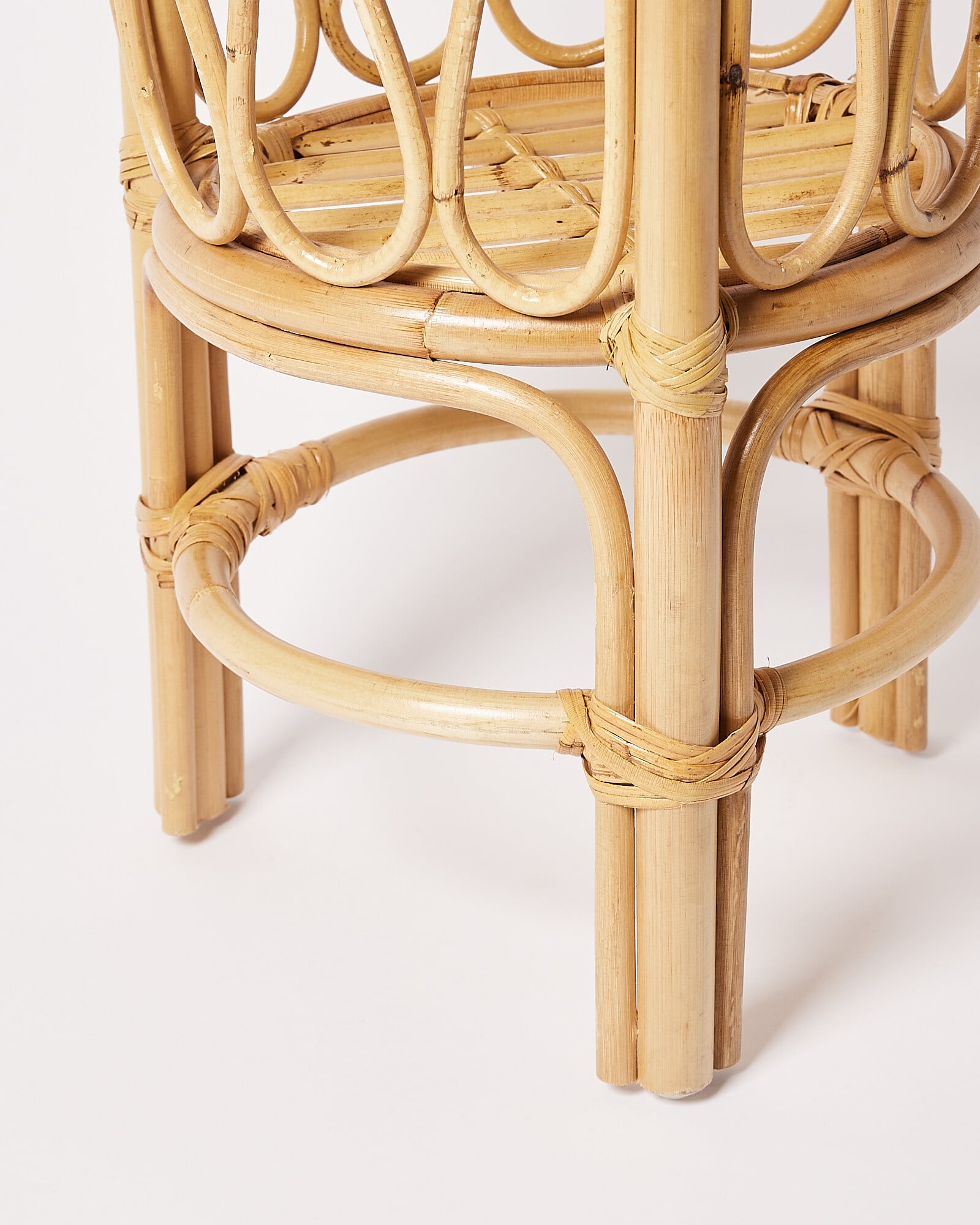 Bali Natural Rattan Plant Stand Large | Oliver Bonas