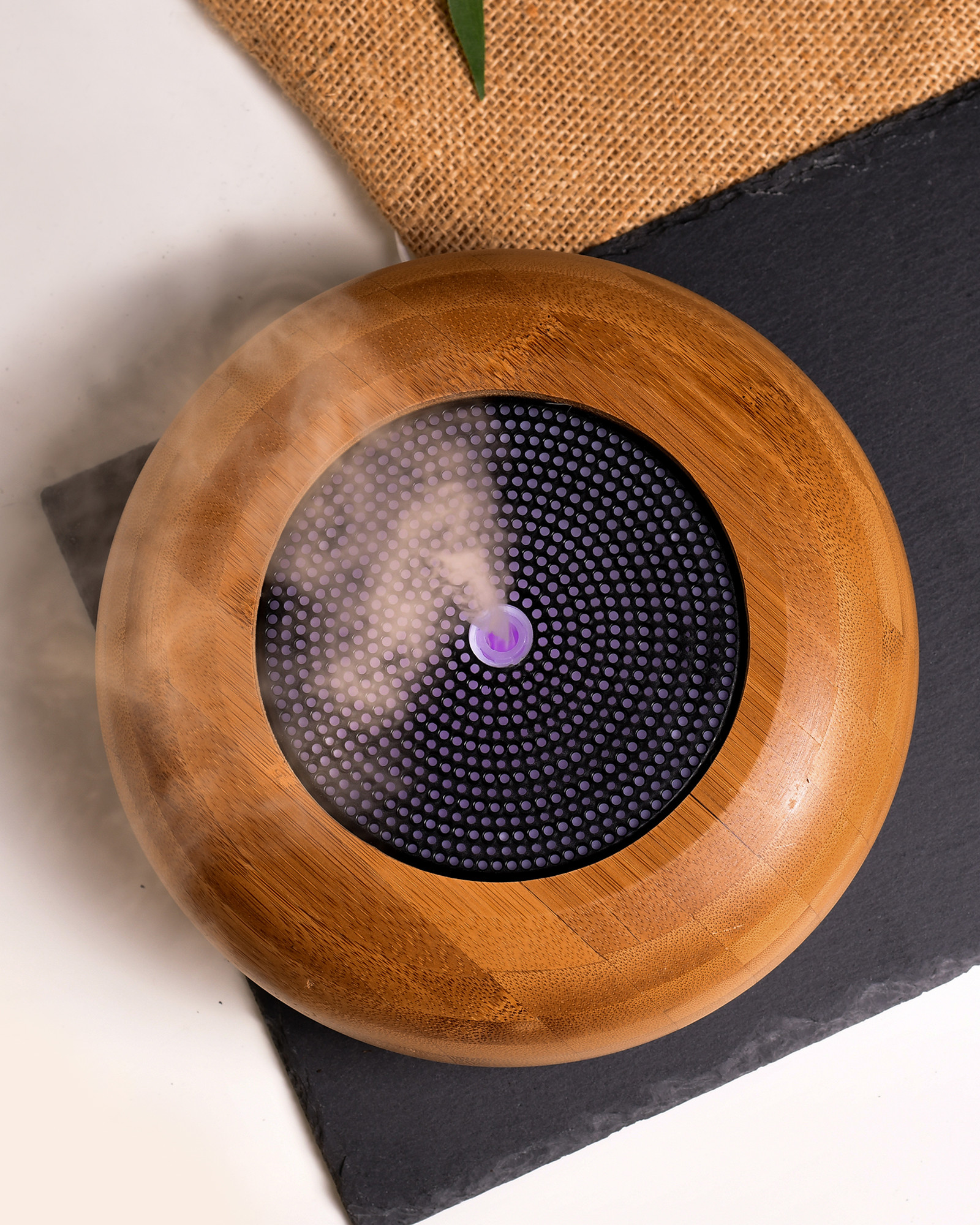 Wooden Bamboo Electric Aroma Diffuser | Oliver Bonas