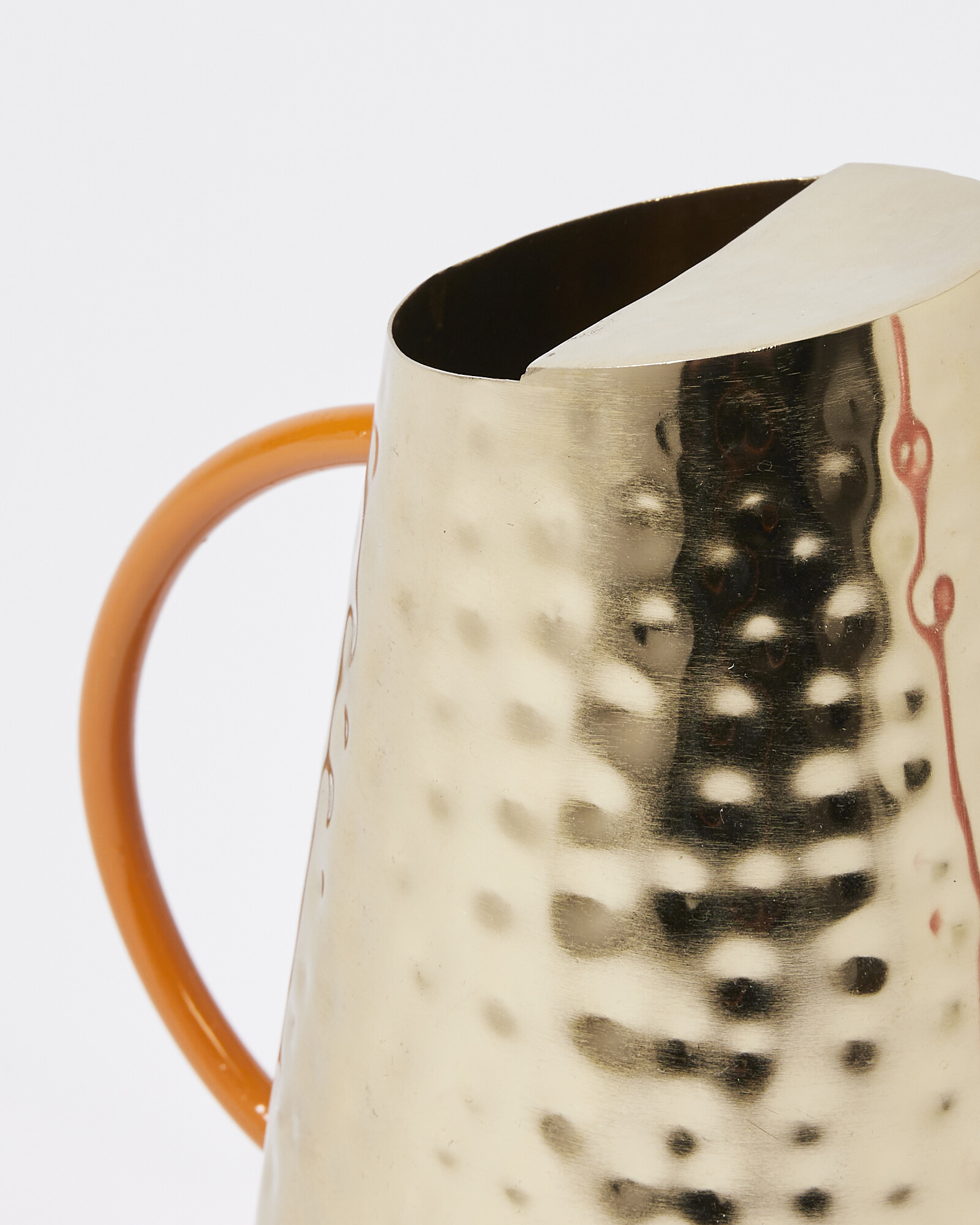 Kena Hammered Gold Metal Watering Can | Oliver Bonas