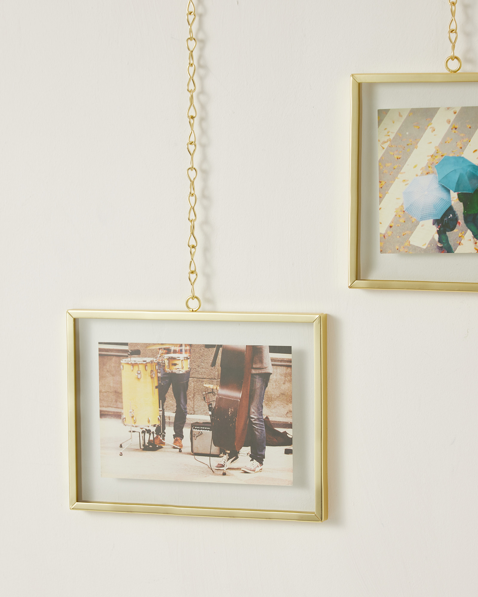 Brass Hanging Photo Frames Set of Three | Oliver Bonas