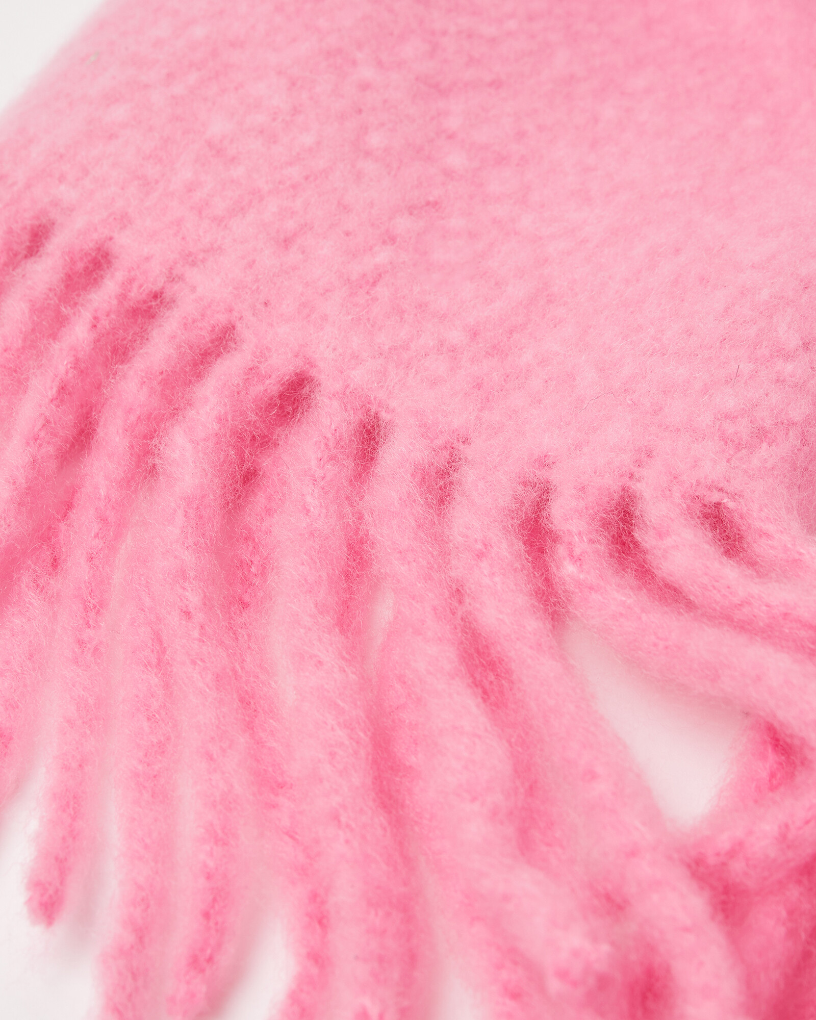 Super Soft Hot Pink Knitted Scarf | Oliver Bonas