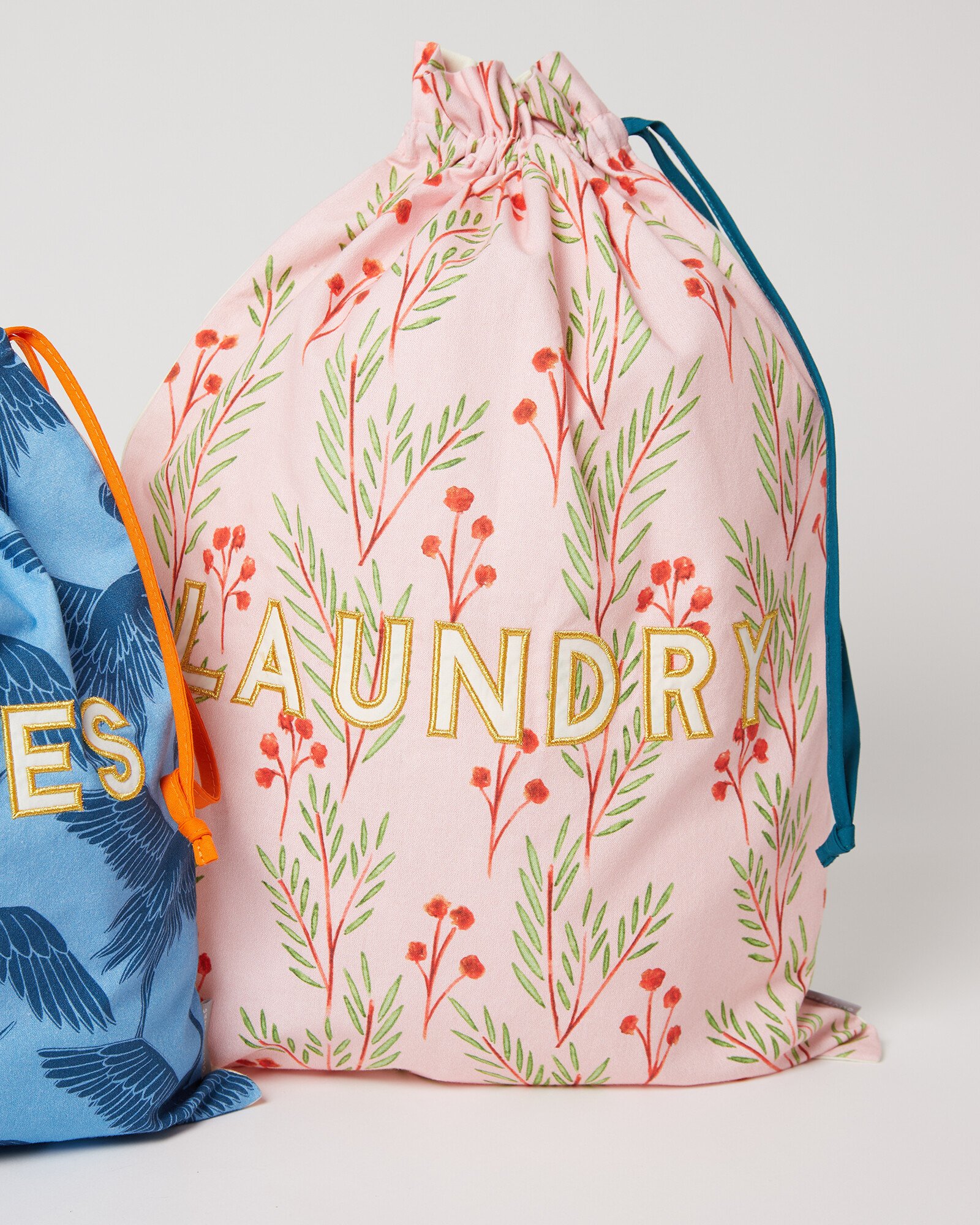 Kari Cotton Travel Bags Set of Two | Oliver Bonas