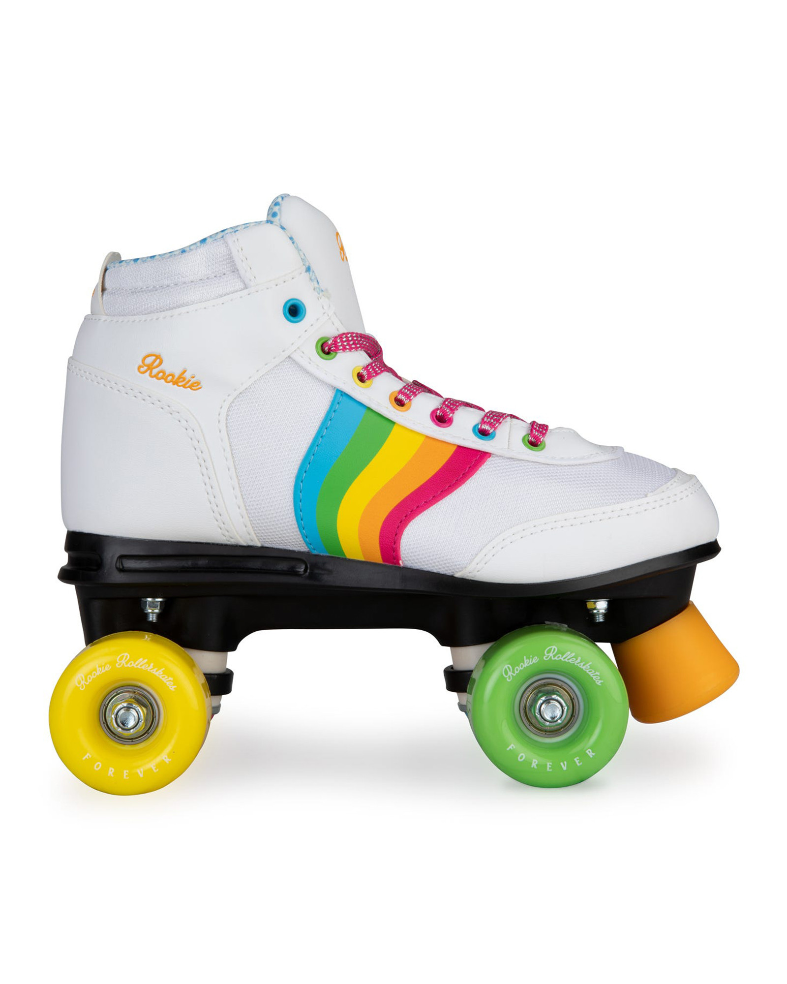 Rookie Forever Rainbow White Quad Roller Skates | Oliver Bonas