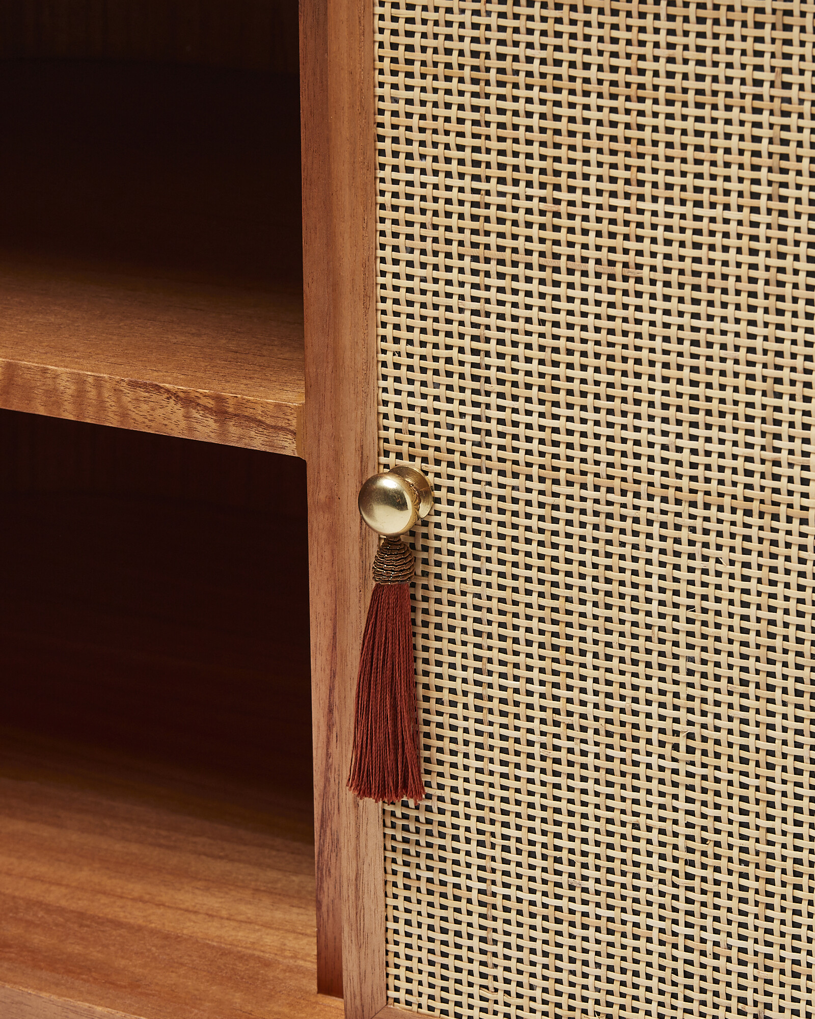 Kinship Rattan Sage Green Sideboard | Oliver Bonas