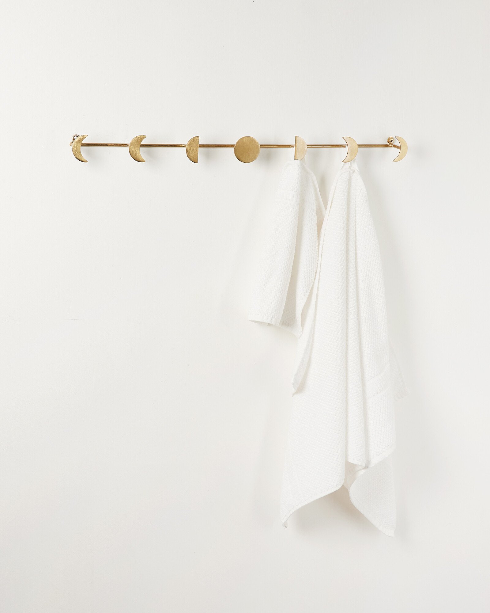 Moon Phases Gold Metal Multi Wall Hook | Oliver Bonas