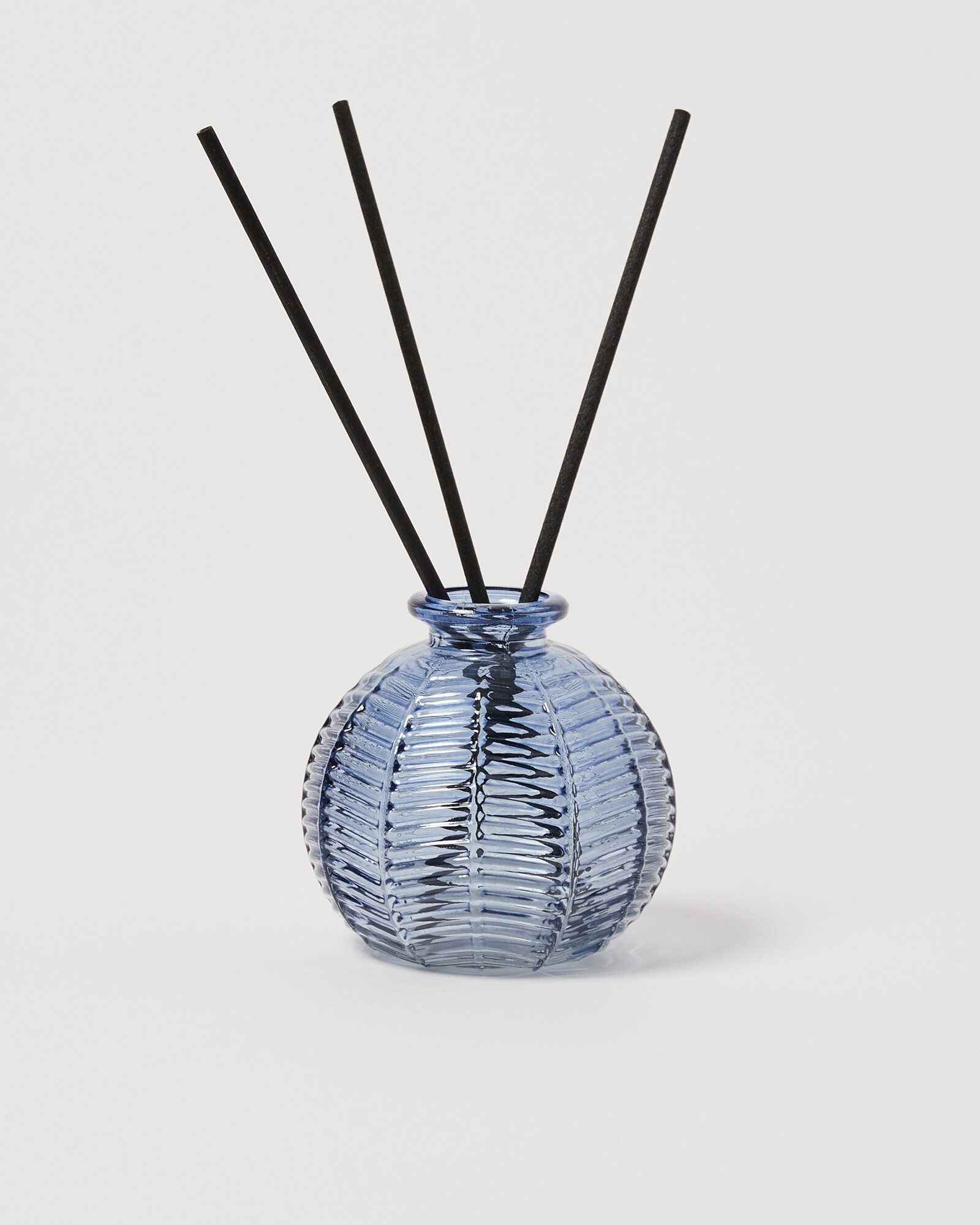 Bohan Blue Glass Bulb Diffuser Vase | Oliver Bonas