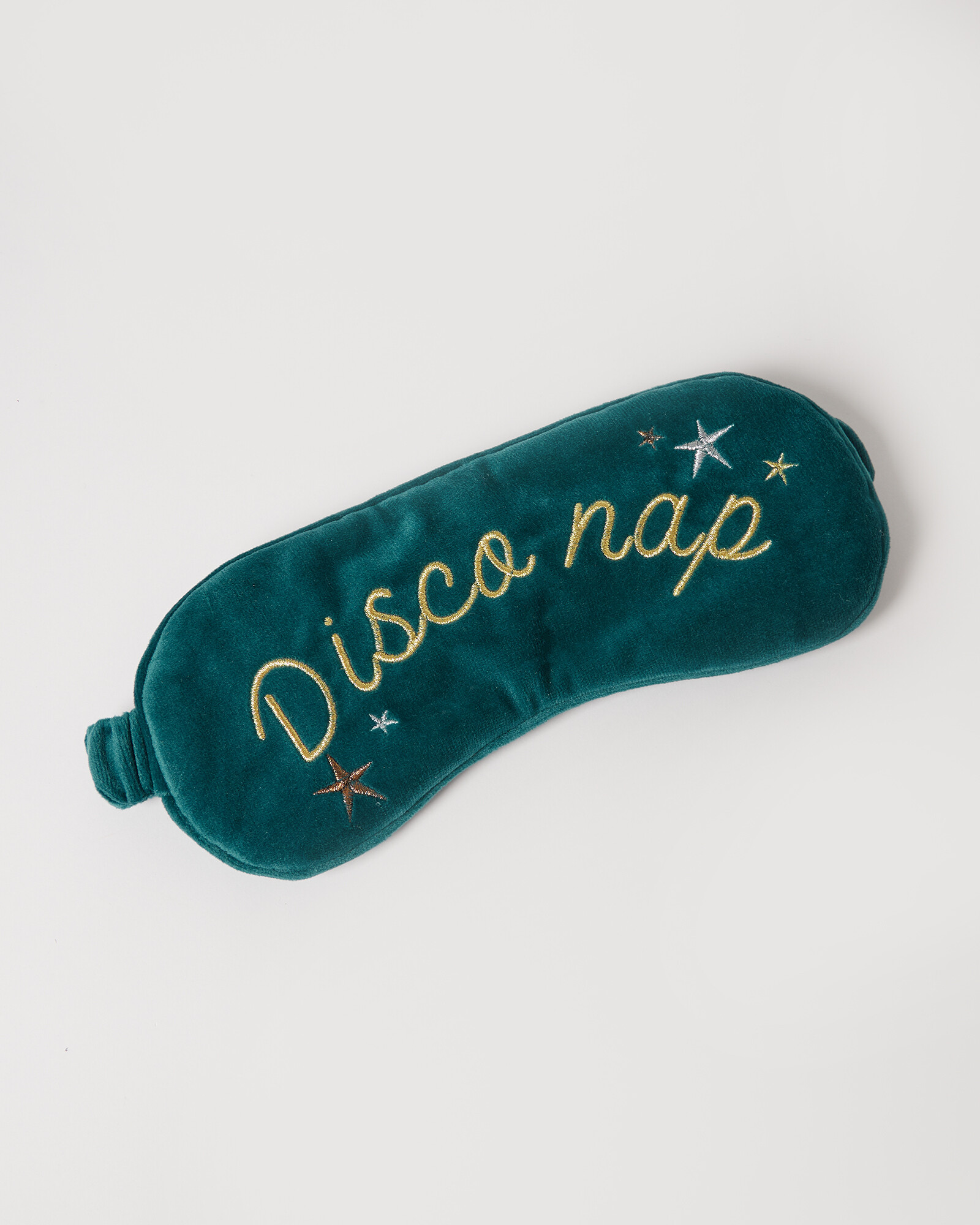 Disco Nap Blue Velvet Eye Mask | Oliver Bonas
