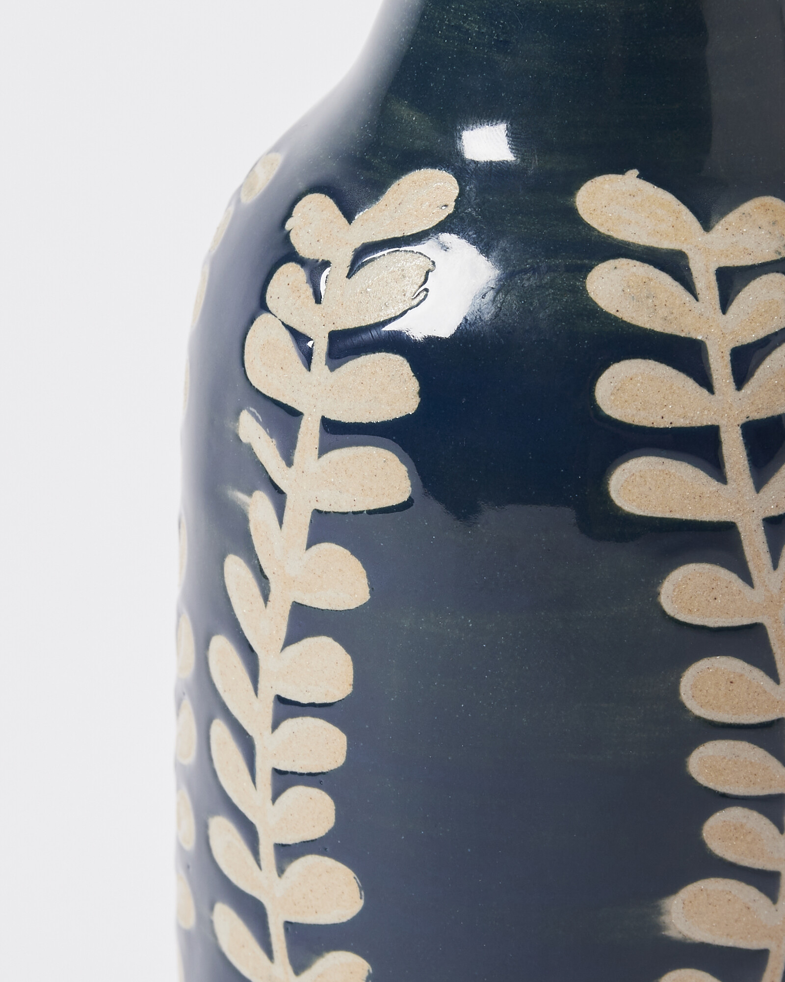 Kulla Blue Ceramic Soap Dispenser | Oliver Bonas