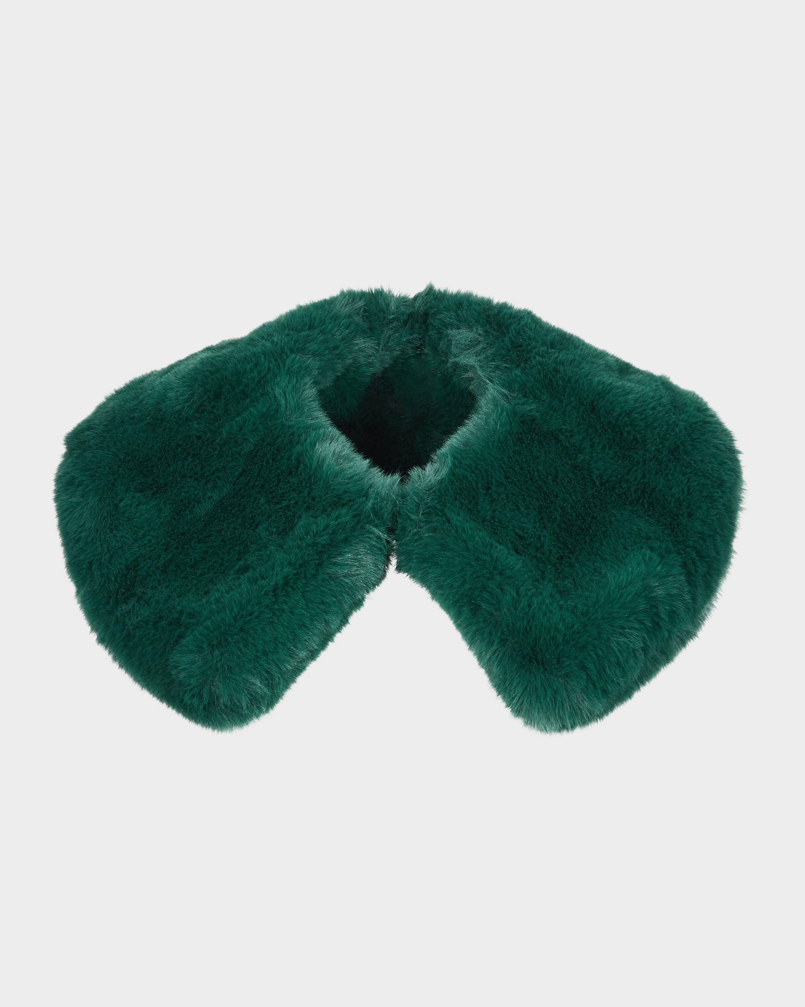 Faux Fur Green Collar | Oliver Bonas