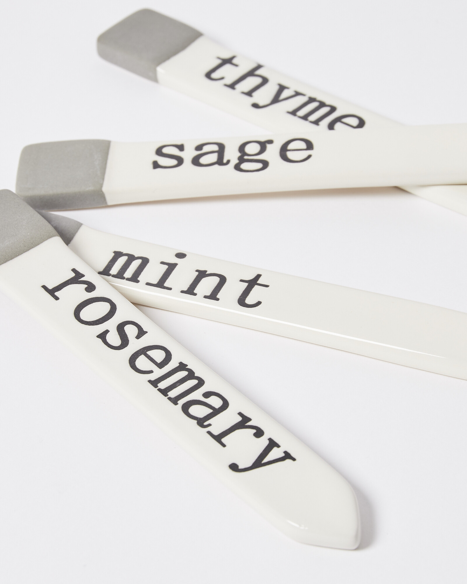 Stoneware Plant Labels Set of Four | Oliver Bonas IE