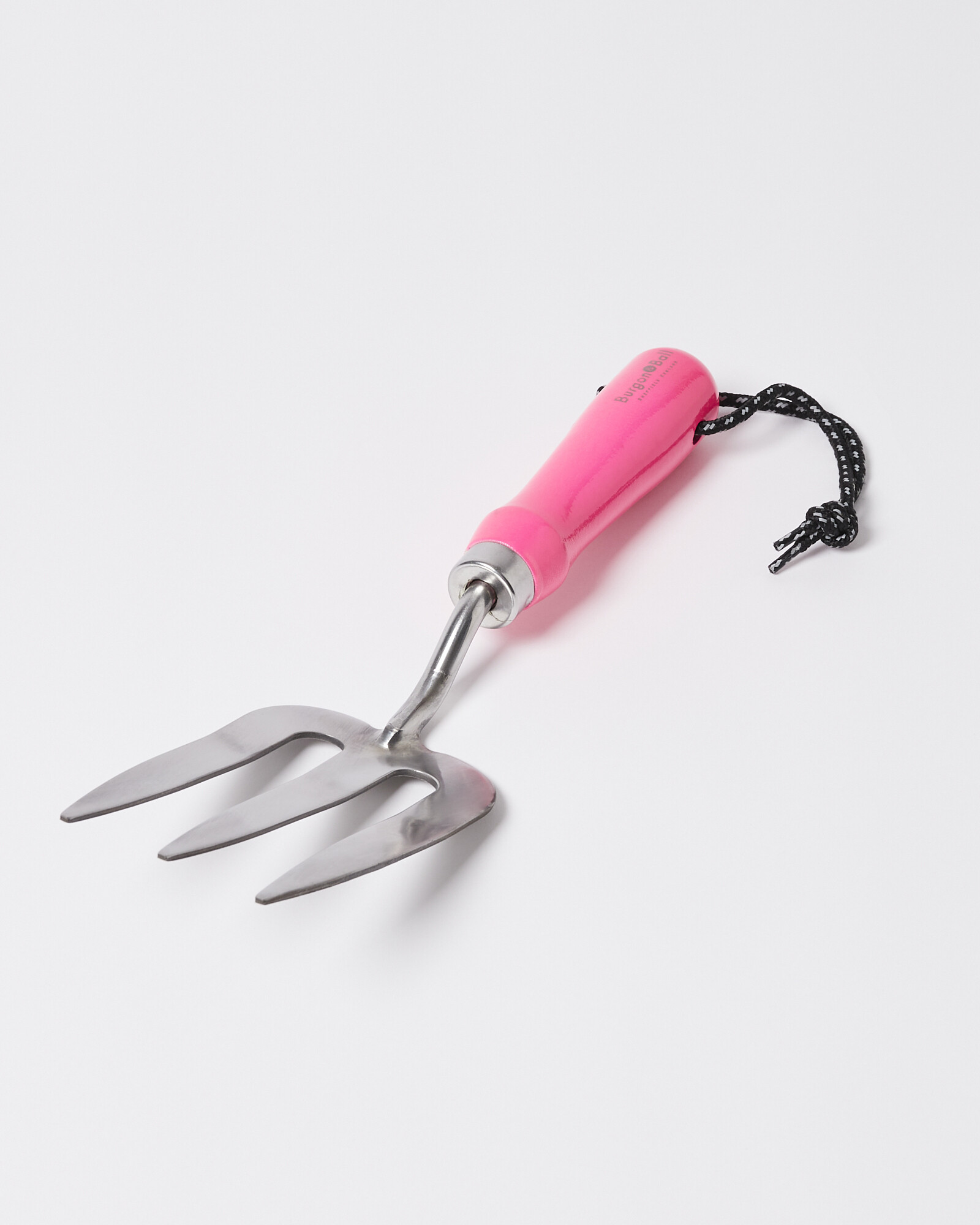 Florabrite Pink Wood Hand Fork | Oliver Bonas
