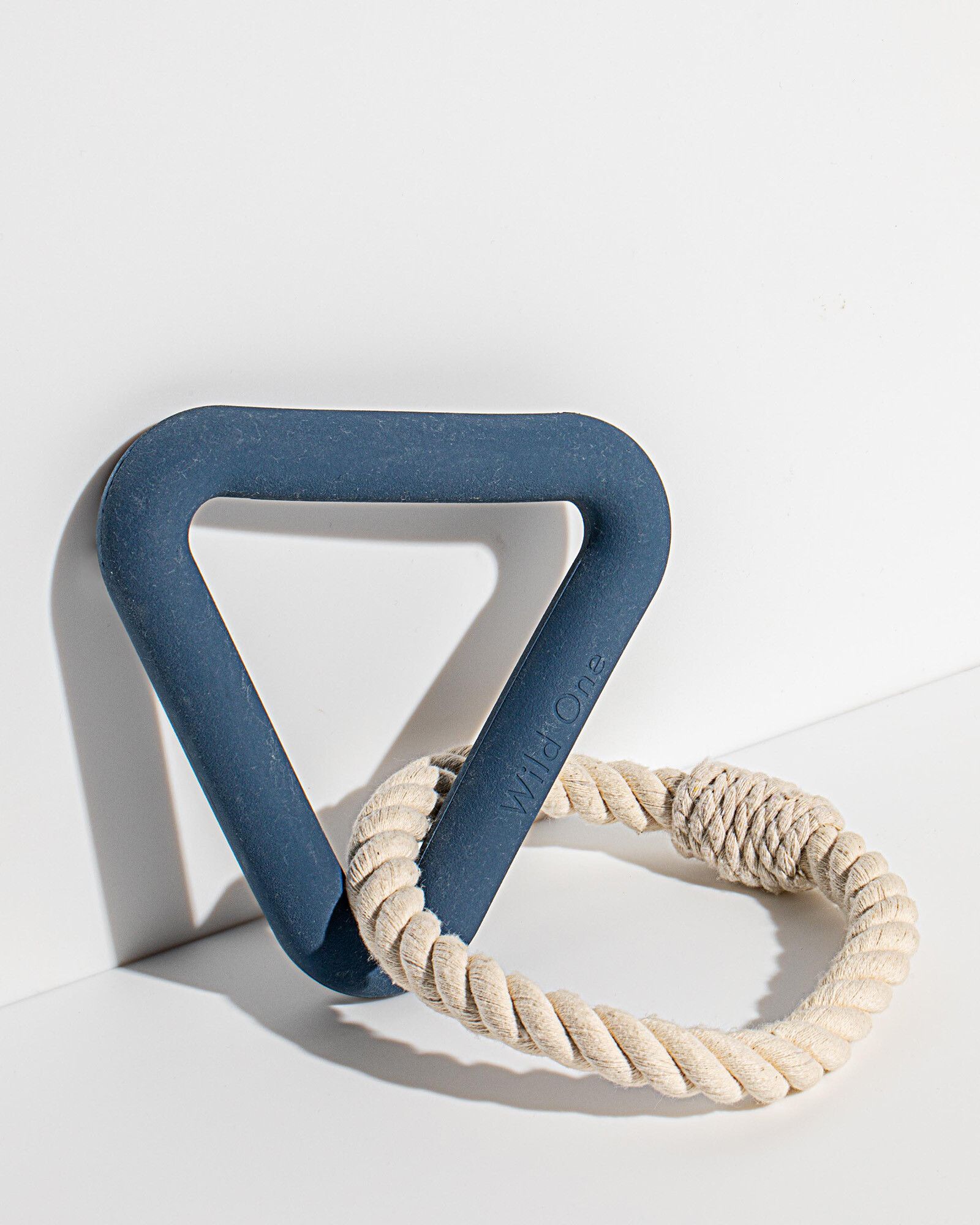 Triangle Tug Blue Dog Toy | Oliver Bonas IE
