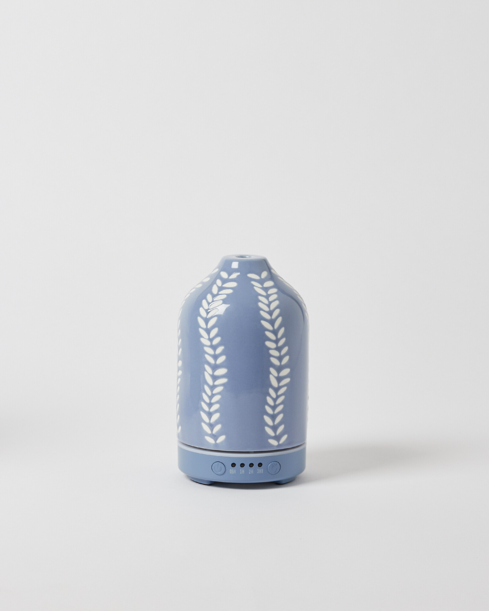 Mabb Leaf Blue Ceramic Electric Aroma Diffuser | Oliver Bonas