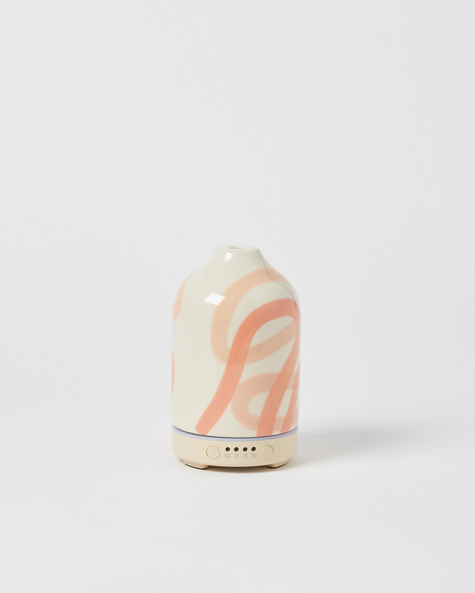 Moore Swirl Pink Ceramic Electric Aroma Diffuser | Oliver Bonas
