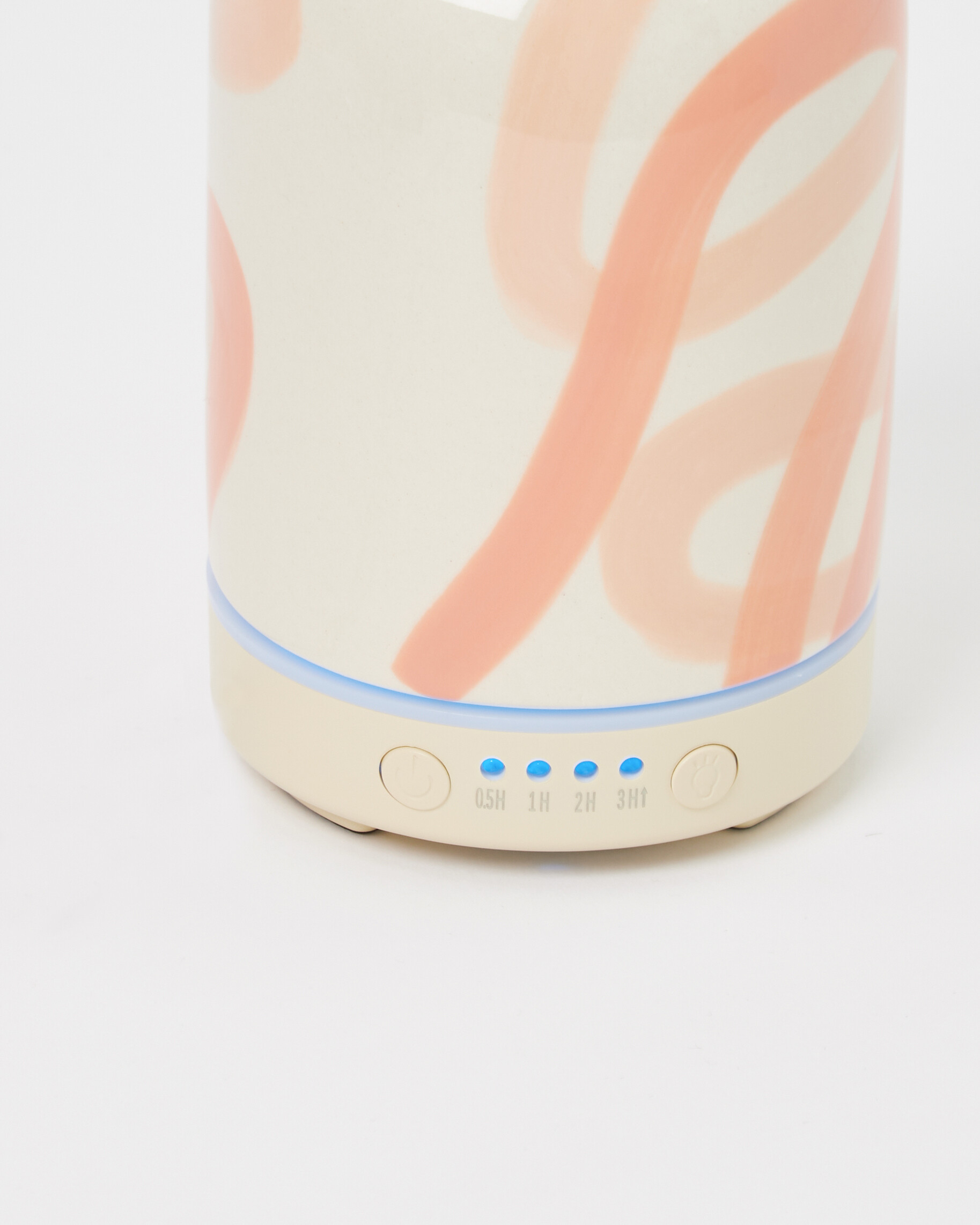 Moore Swirl Pink Ceramic Electric Aroma Diffuser | Oliver Bonas