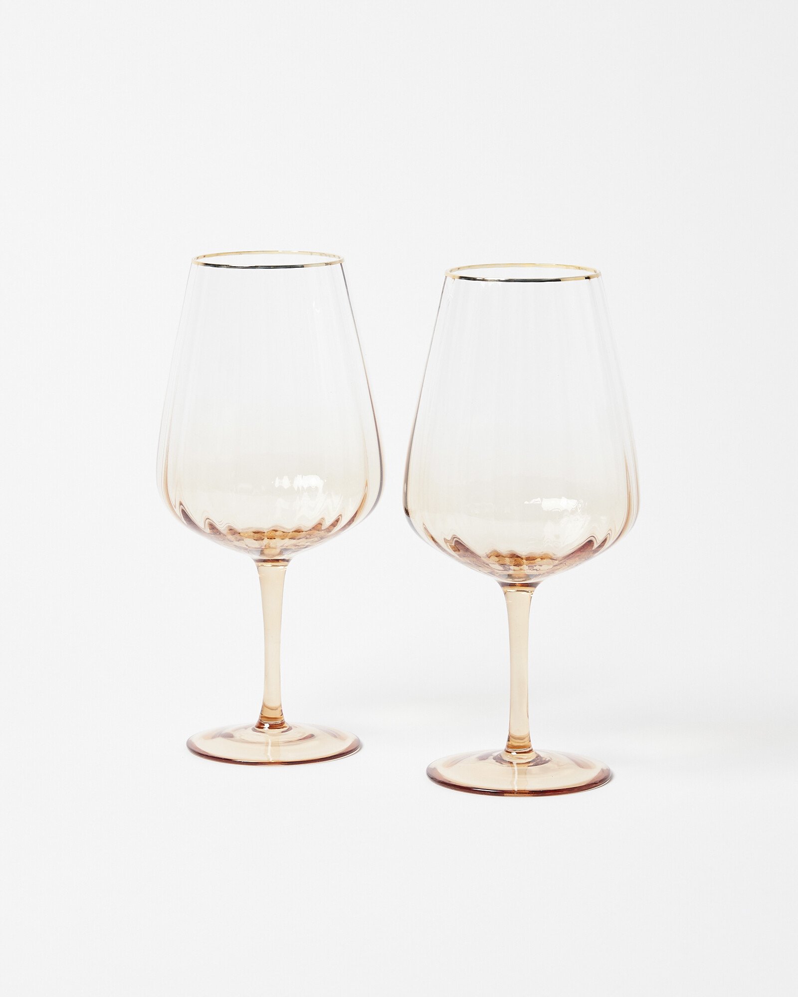 Claro Orange Spritz Glasses Set of Two | Oliver Bonas
