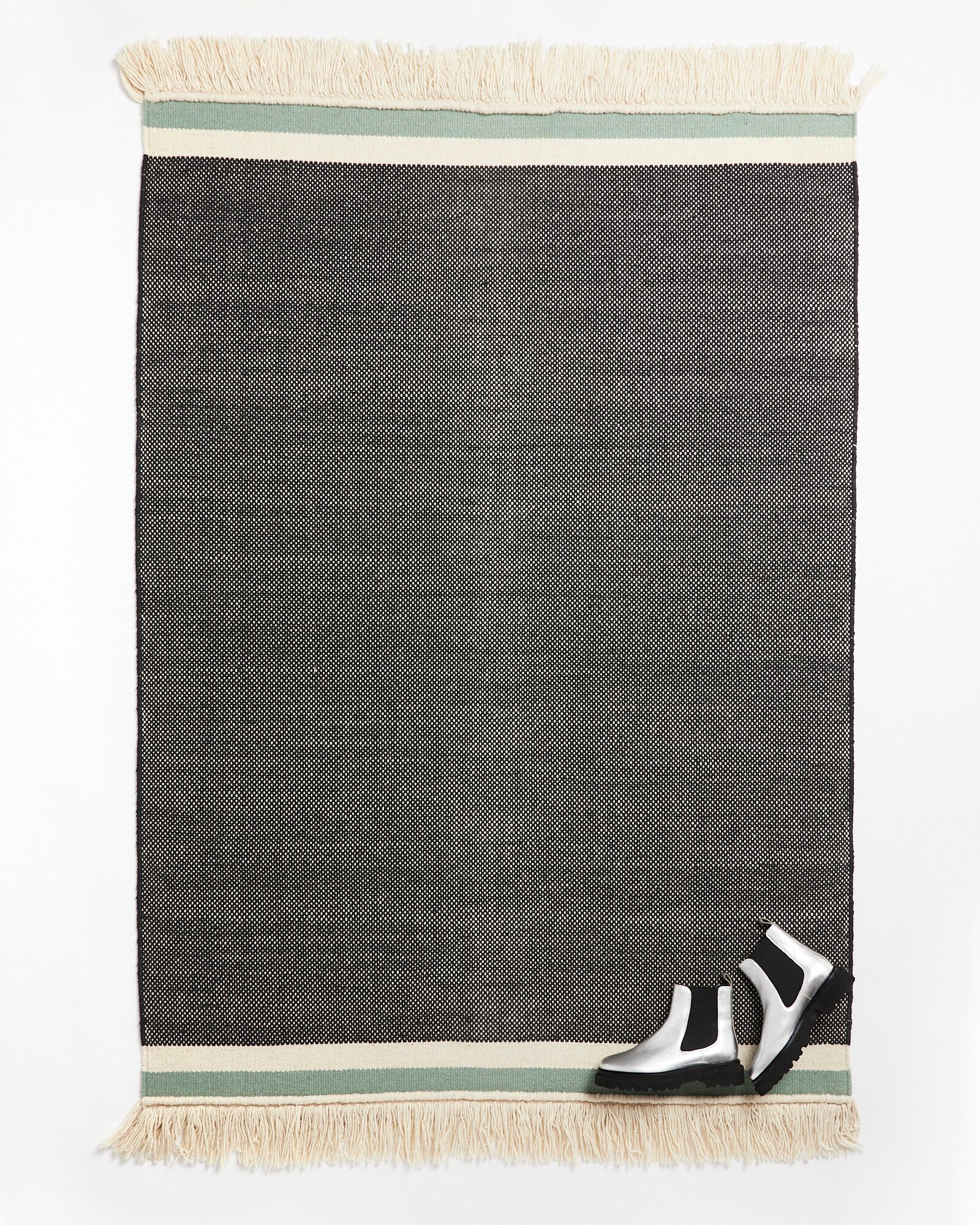 Elvie Woven Wool & Cotton Rugs | Oliver Bonas