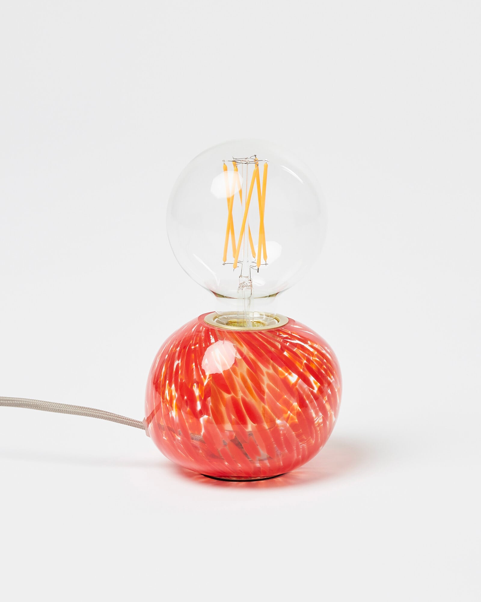 Courbe Glass Open Bulb Table Lamps | Oliver Bonas