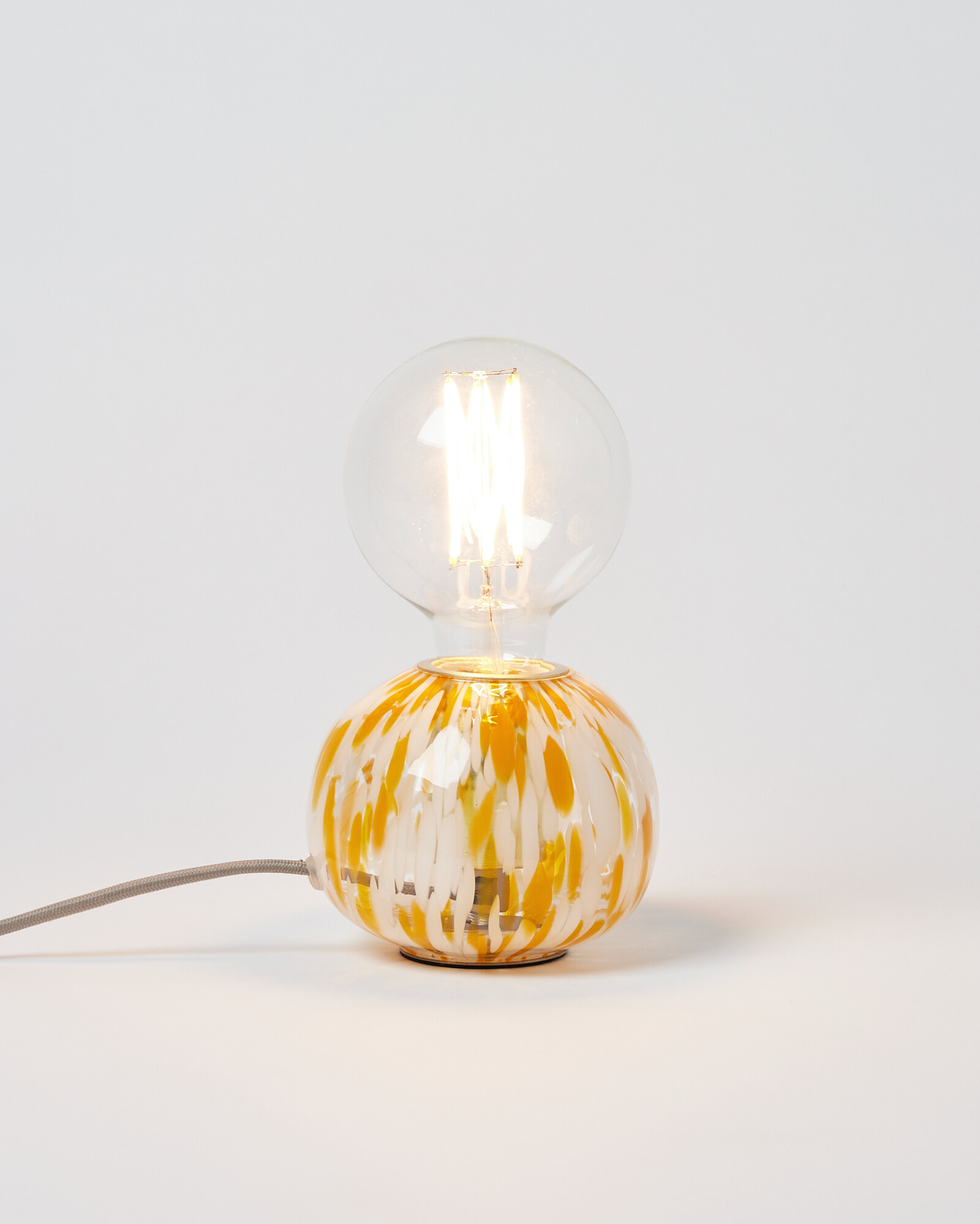 Courbe Glass Open Bulb Table Lamps | Oliver Bonas