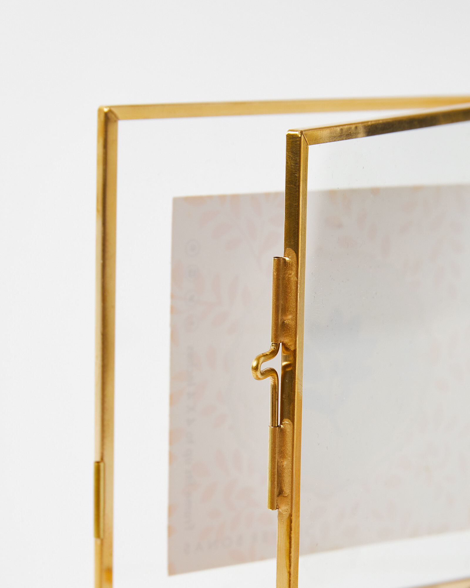 Gold & Glass Standing Multi Photo Frame | Oliver Bonas