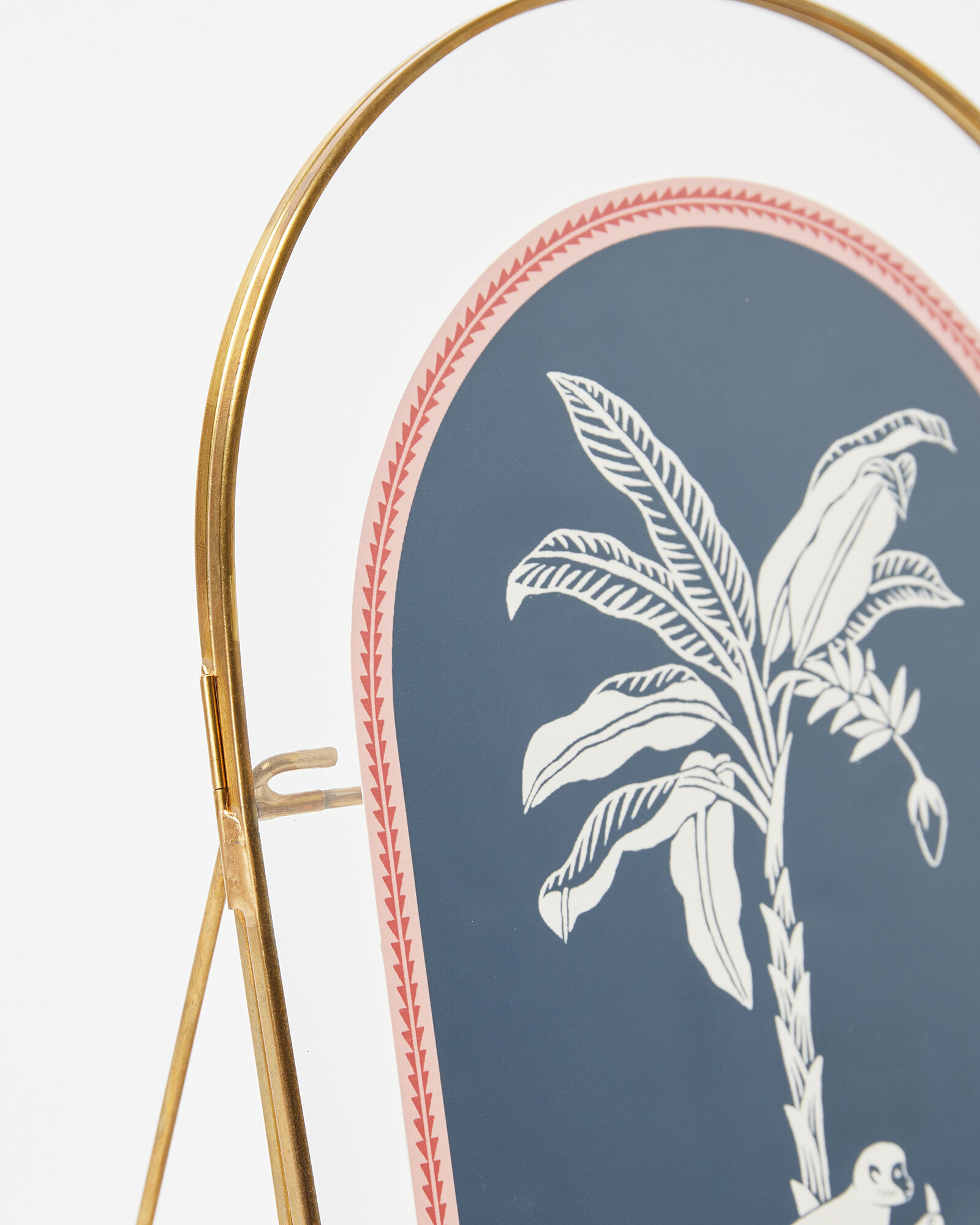 Gold & Glass Arch Portrait Standing Photo Frame | Oliver Bonas