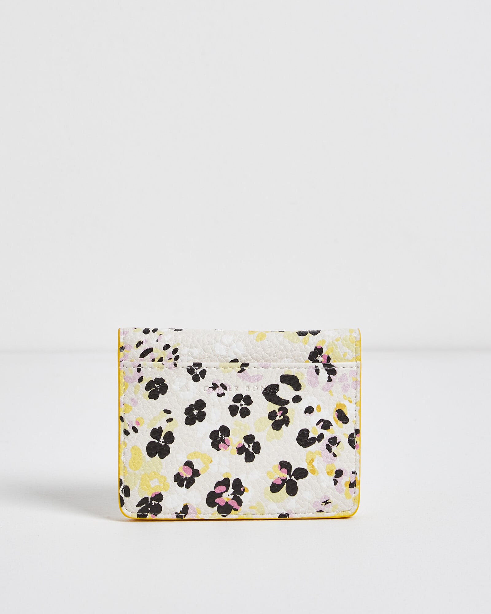 Floral Print Window Book Yellow Card Holder | Oliver Bonas
