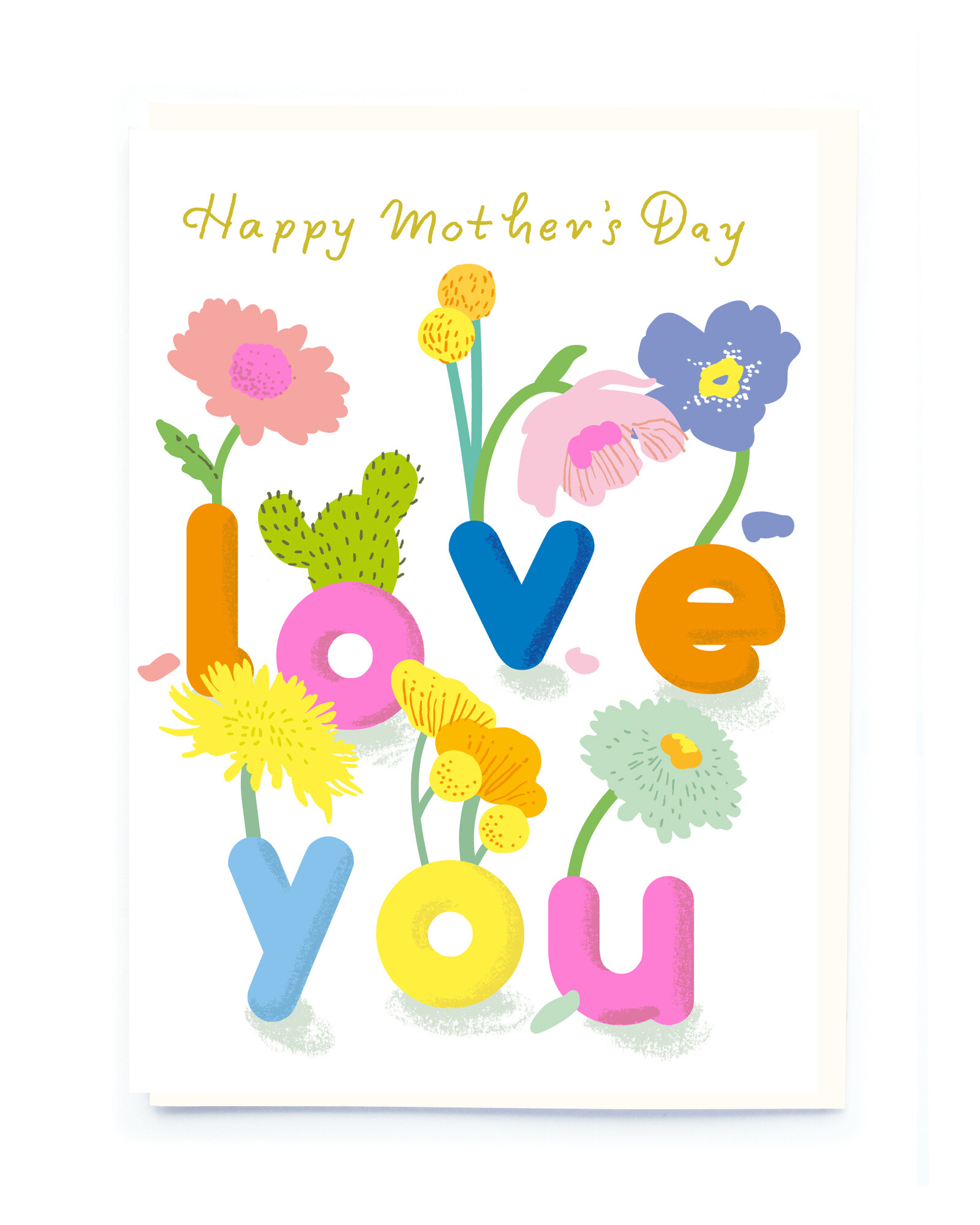 I Love You Mother's Day Card | Oliver Bonas