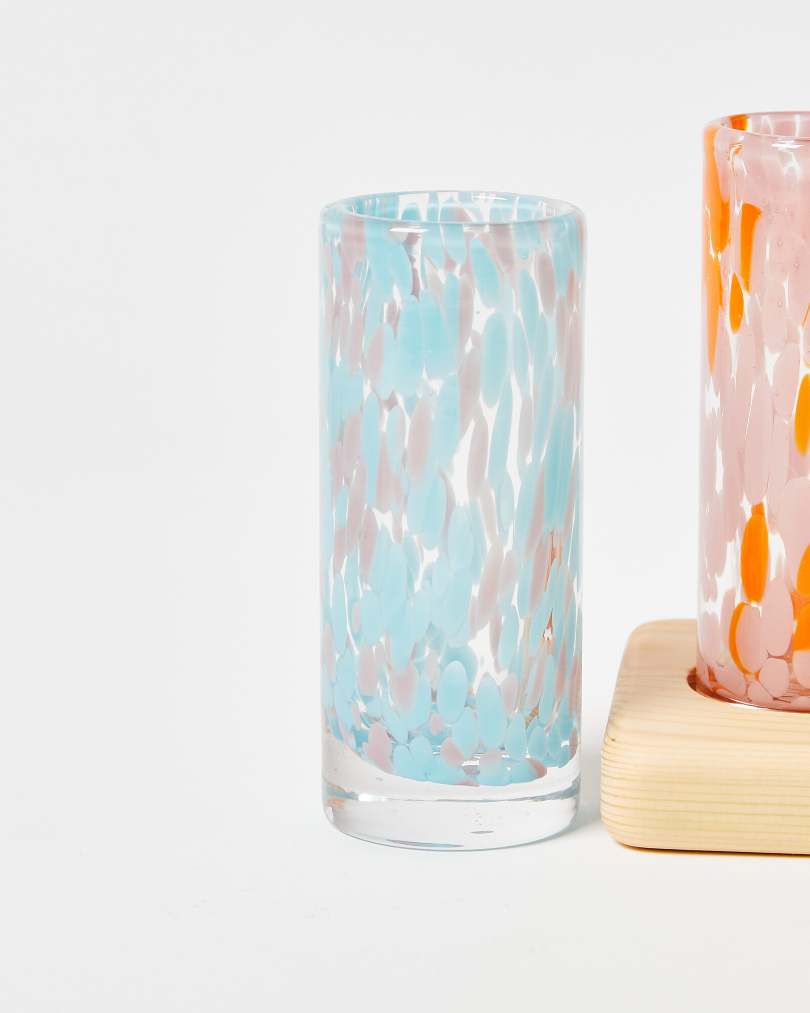 Bexton Spot Shot Glasses & Paddle Set of Four | Oliver Bonas