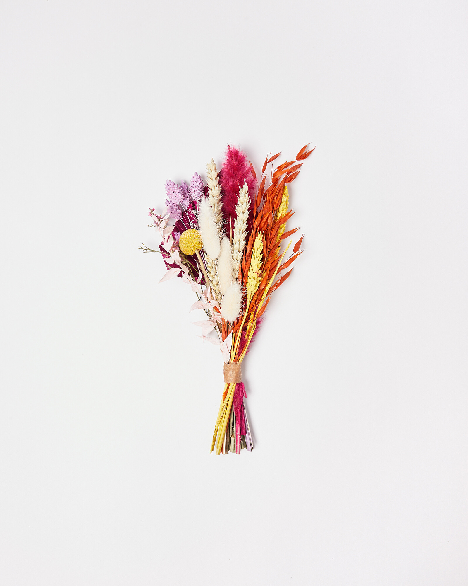 Ione Purple Dried Flower Posy | Oliver Bonas
