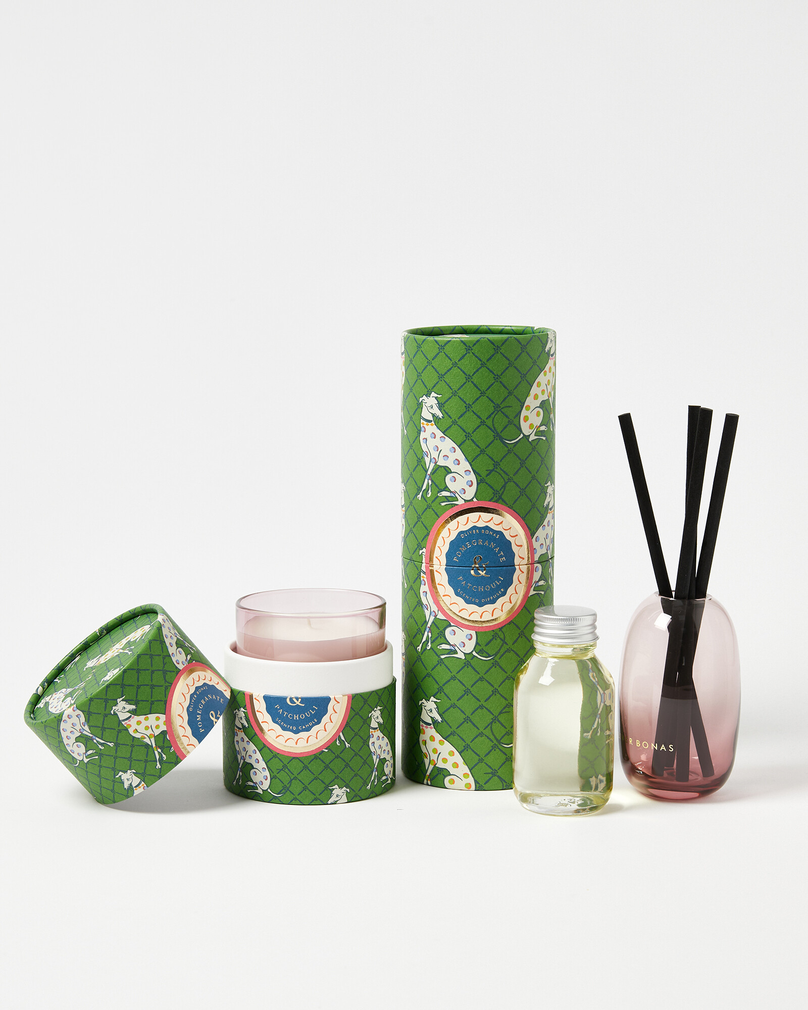 Belmont Pomegranate & Patchouli Reed Diffuser | Oliver Bonas