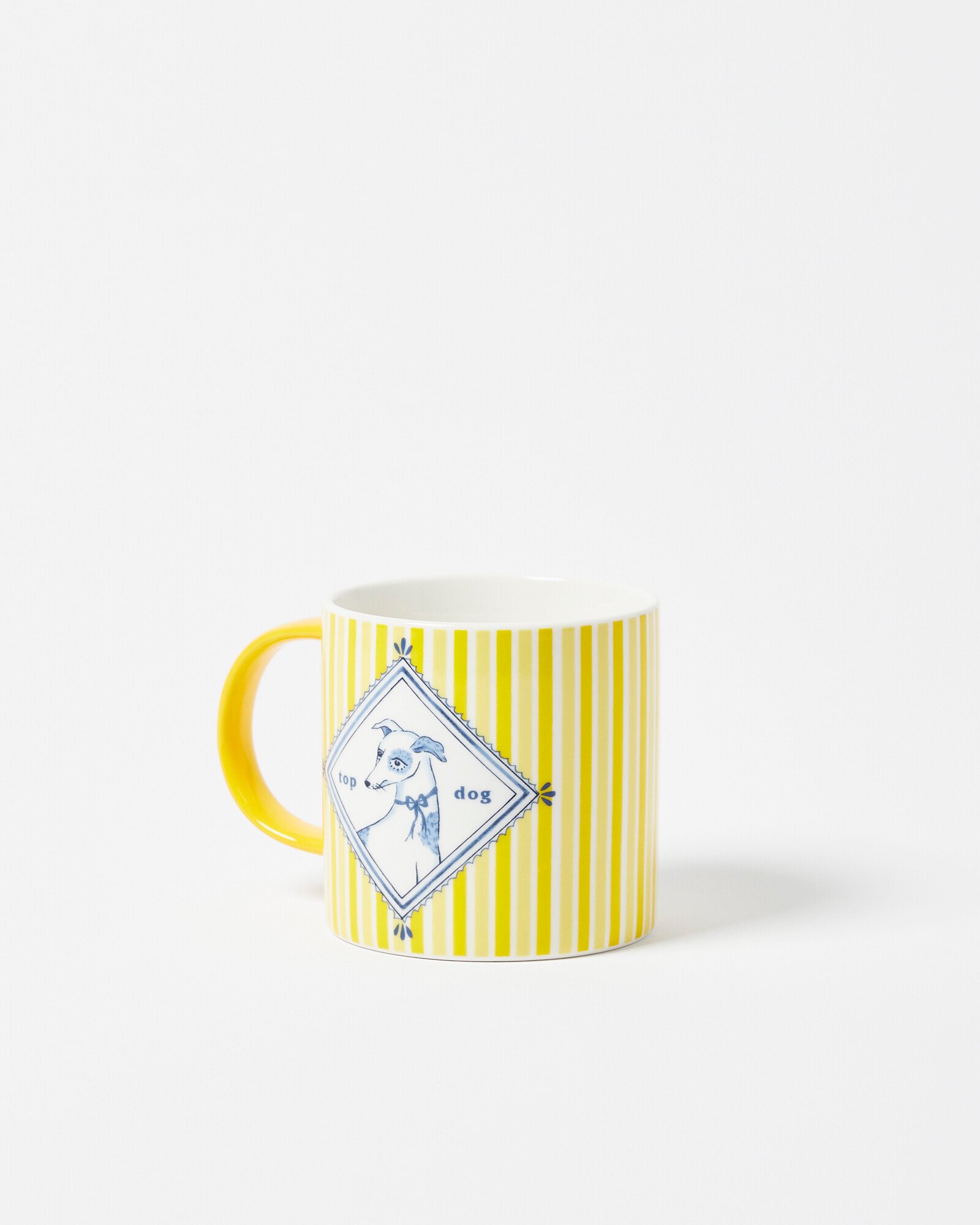 Top Dog Yellow Ceramic Mug | Oliver Bonas