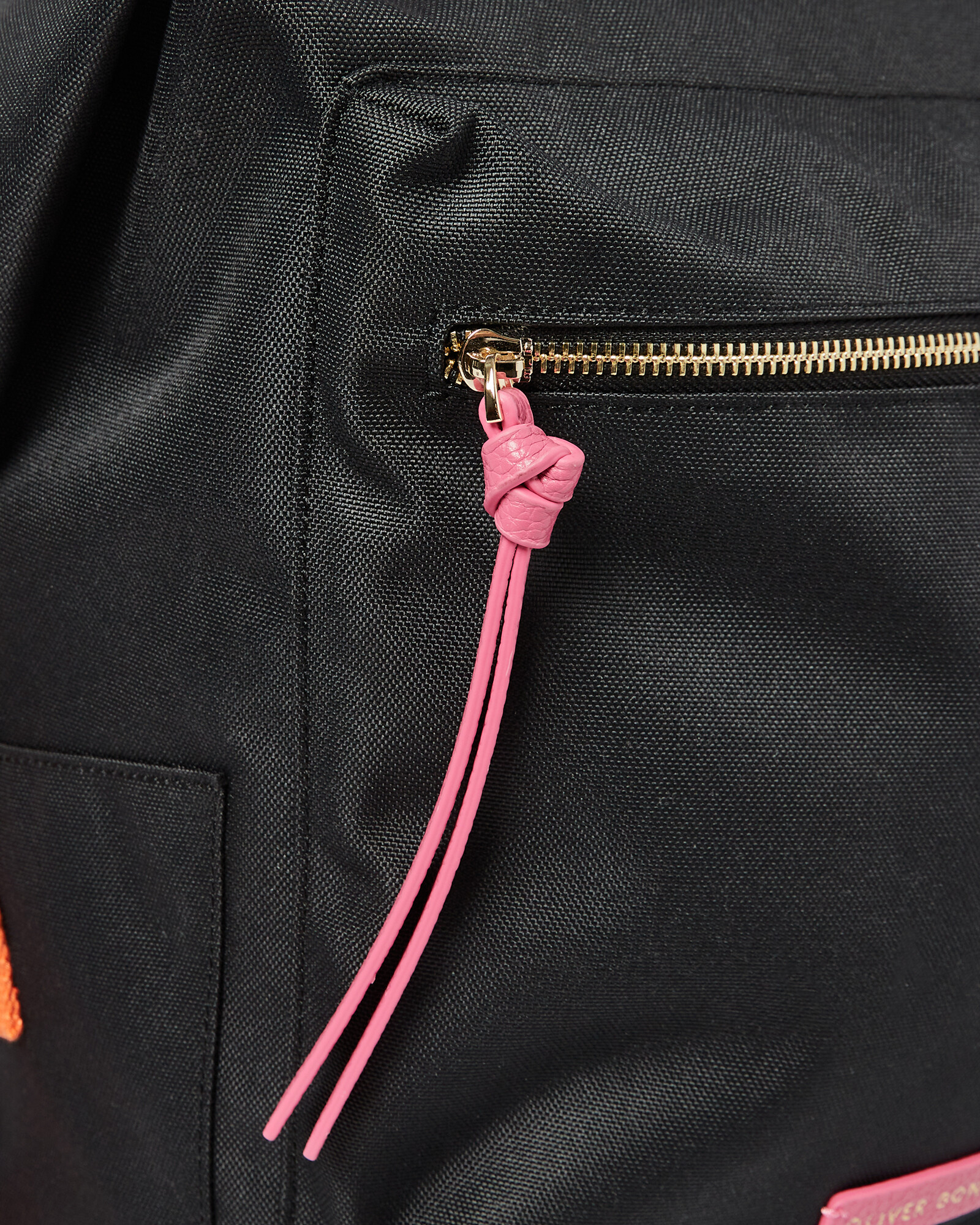 Black Slouch Colour Pop Backpack | Oliver Bonas