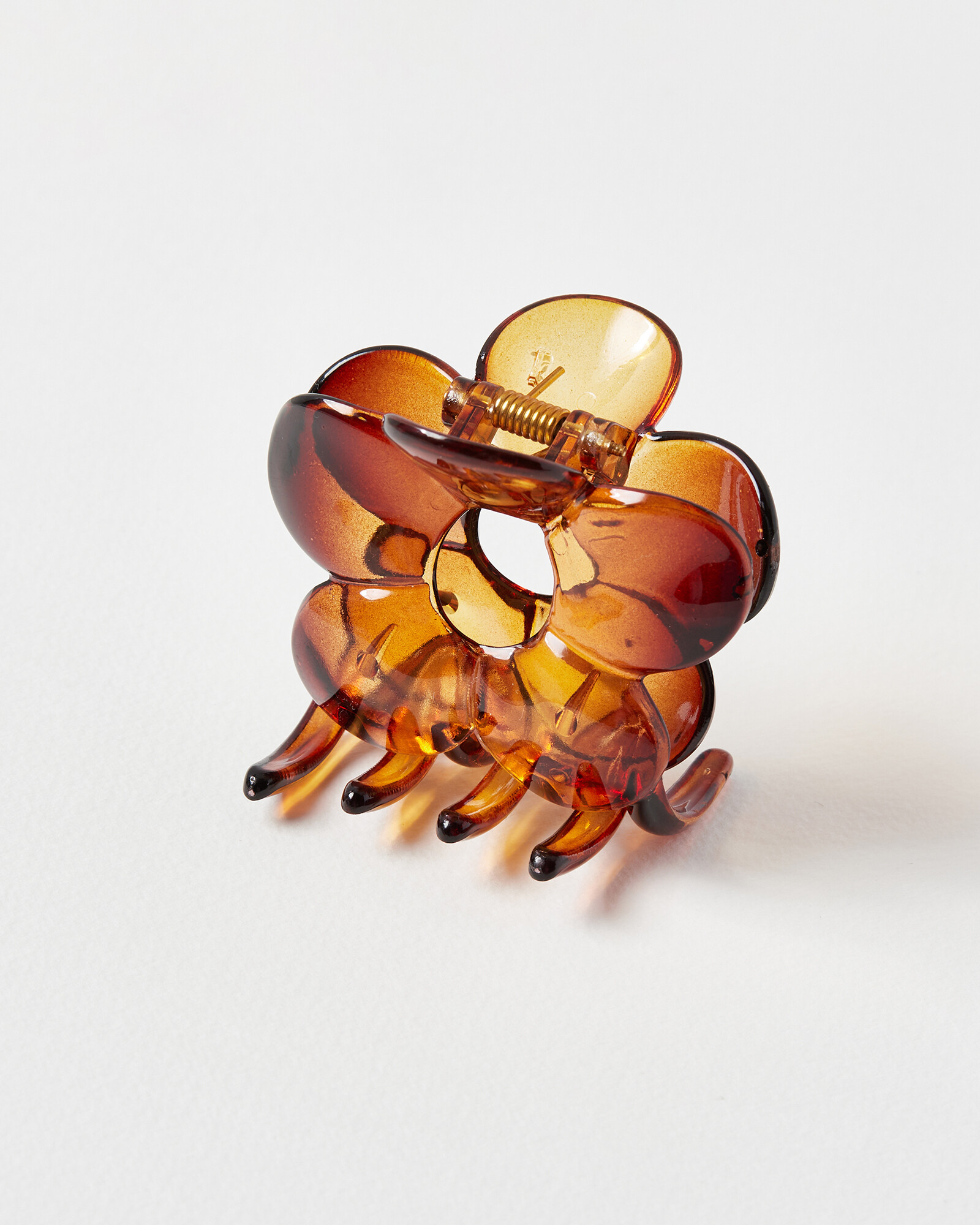 Agnes Flower Brown Hair Claw Clip | Oliver Bonas