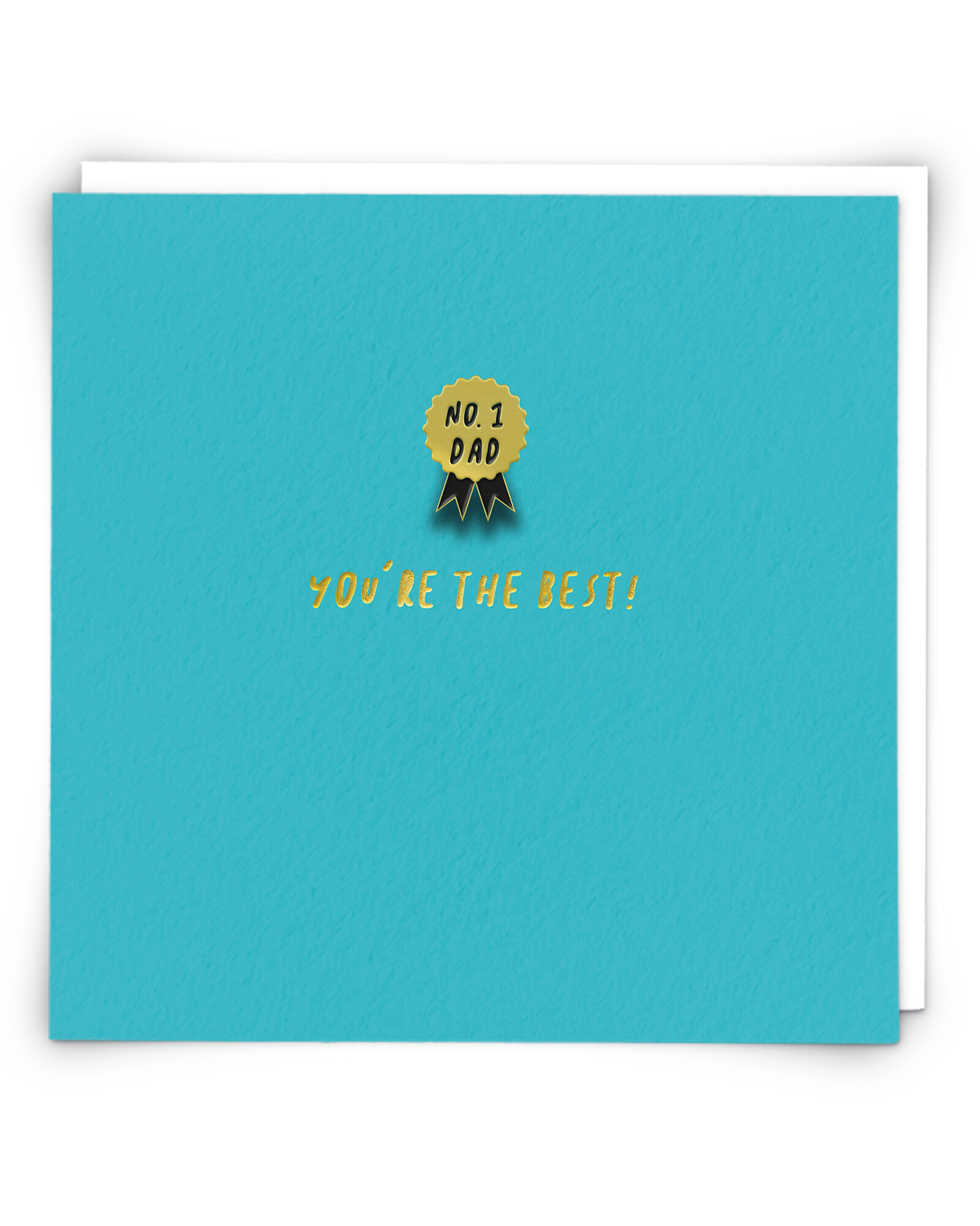 No. 1 Dad Pin Father's Day Card | Oliver Bonas