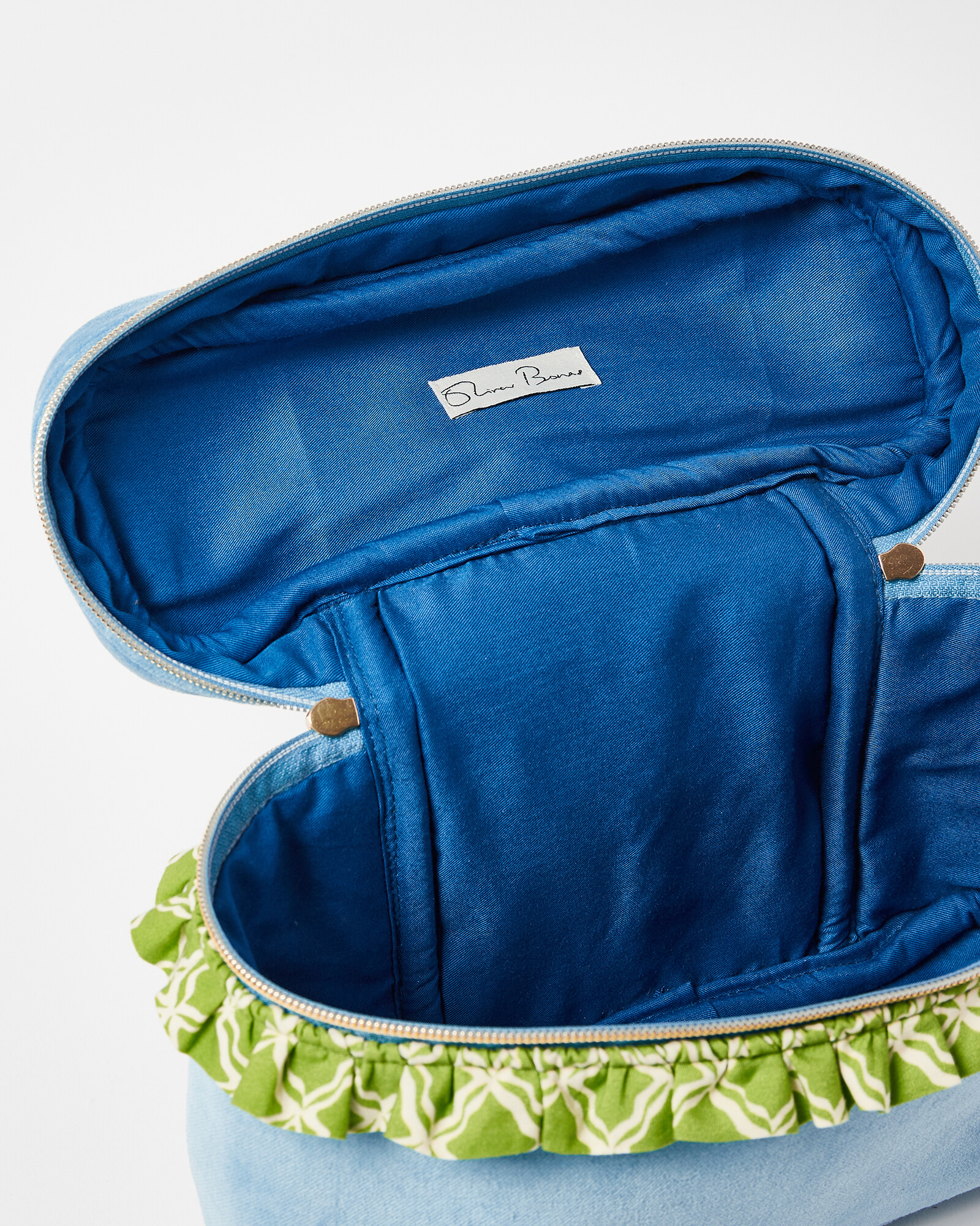 Lila Blue Vanity Makeup Box | Oliver Bonas