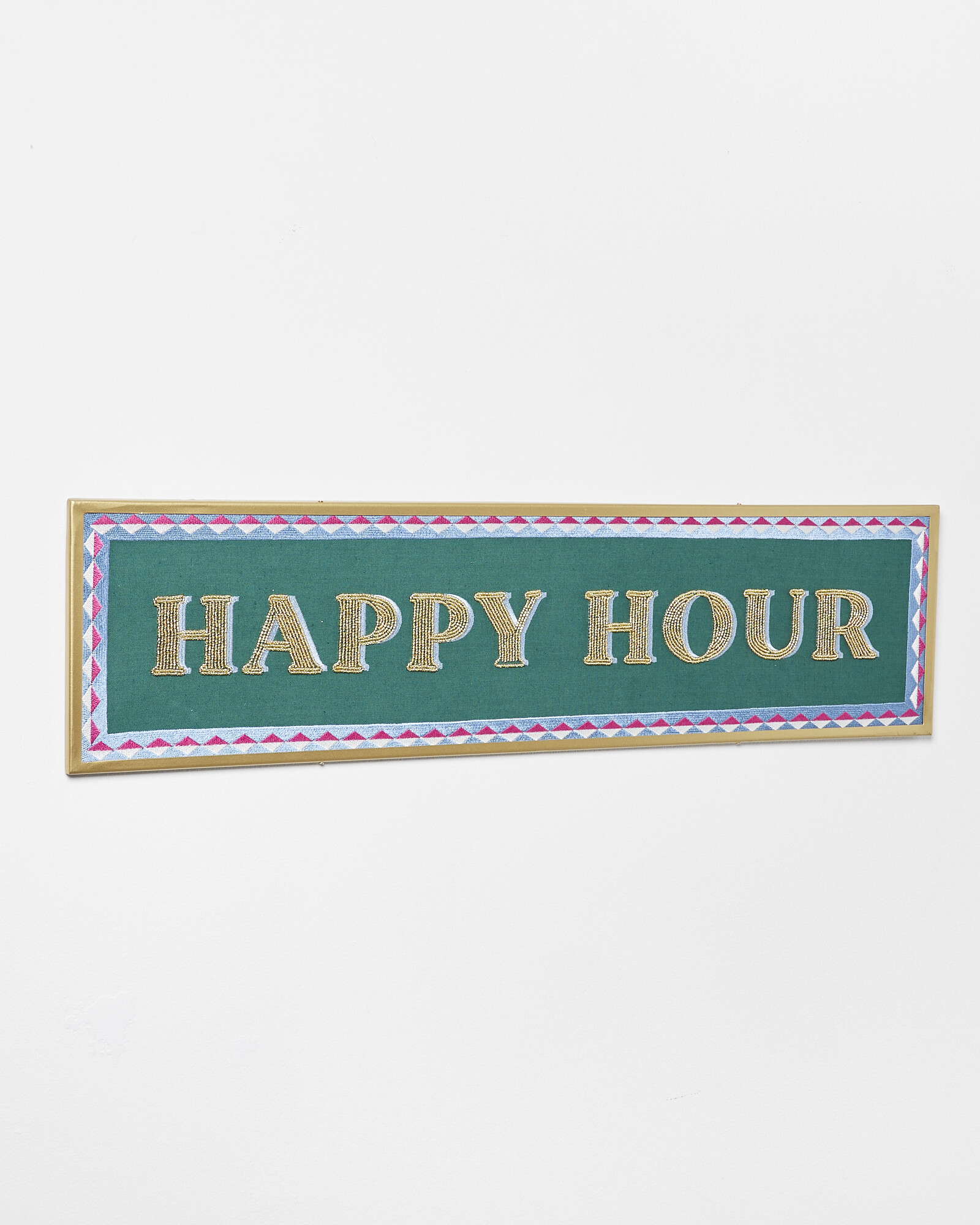 Happy Hour Beaded Framed Wall Art | Oliver Bonas