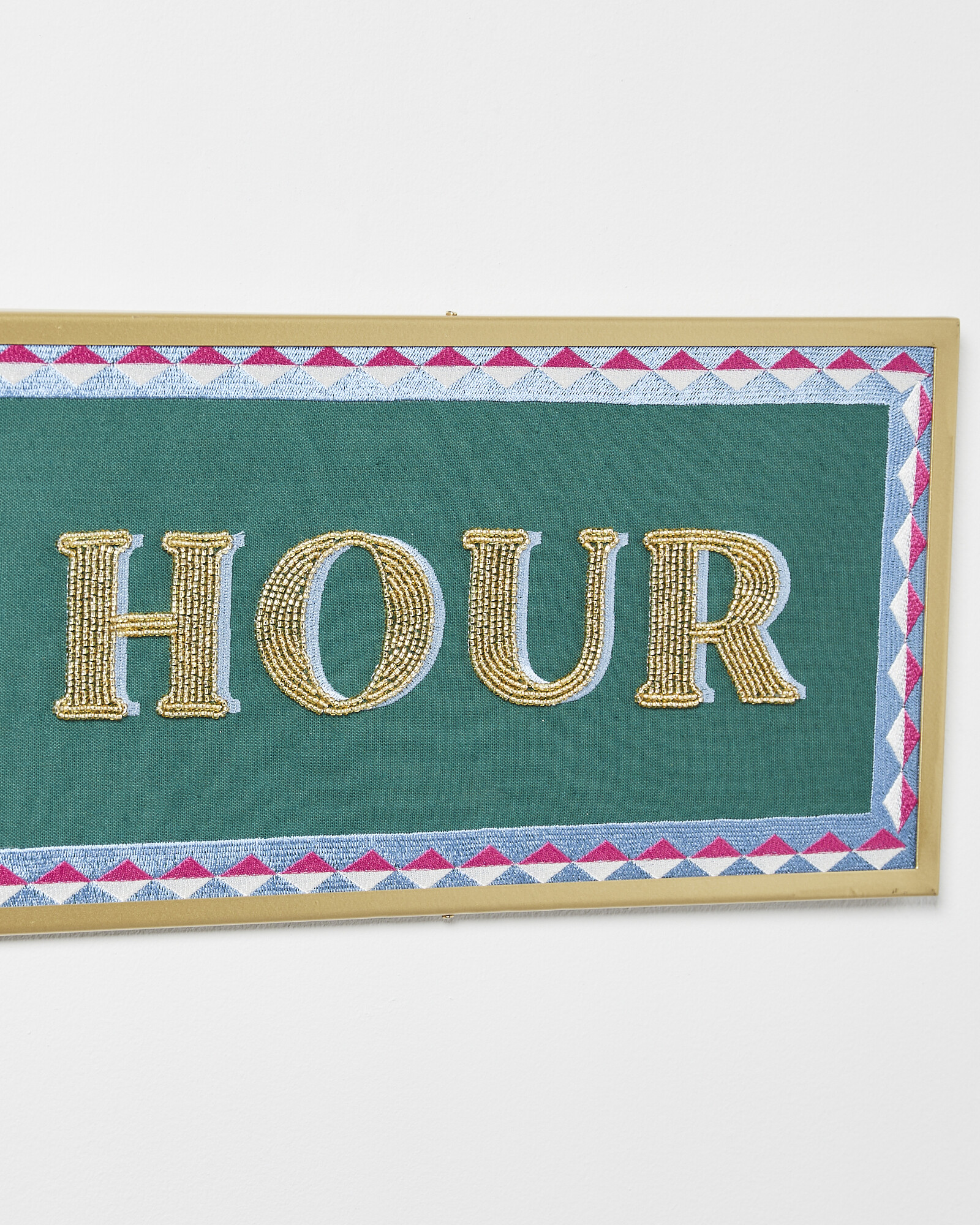 Happy Hour Beaded Framed Wall Art | Oliver Bonas