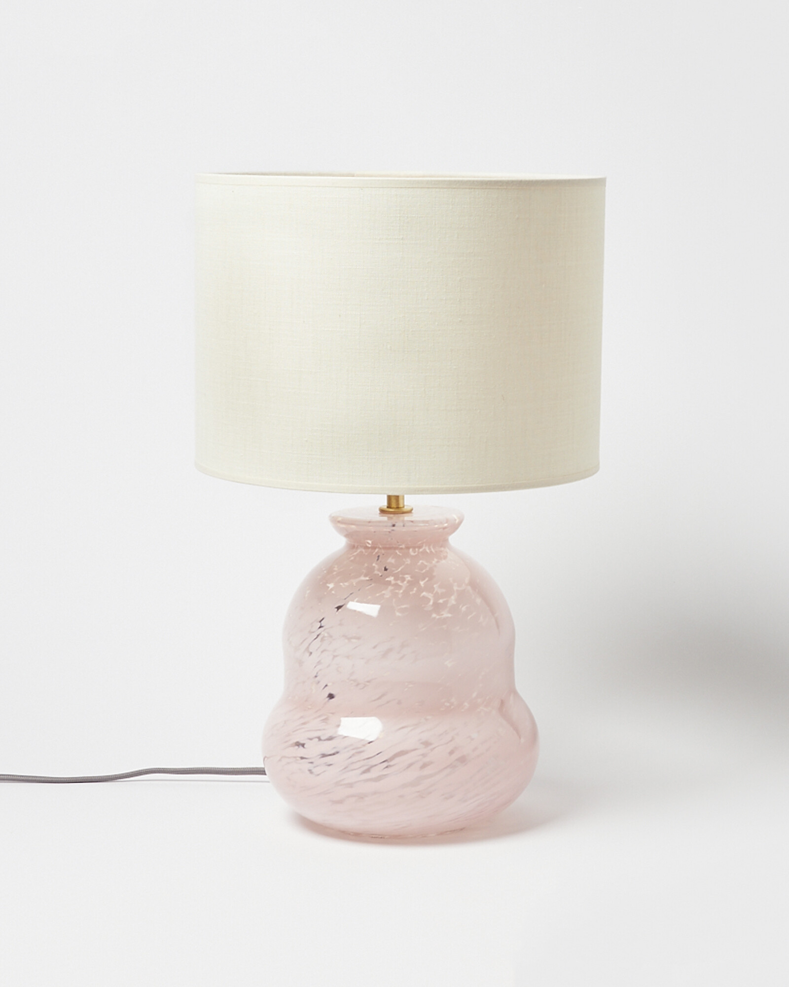 Oakley Pink Glass Desk & Table Lamp | Oliver Bonas